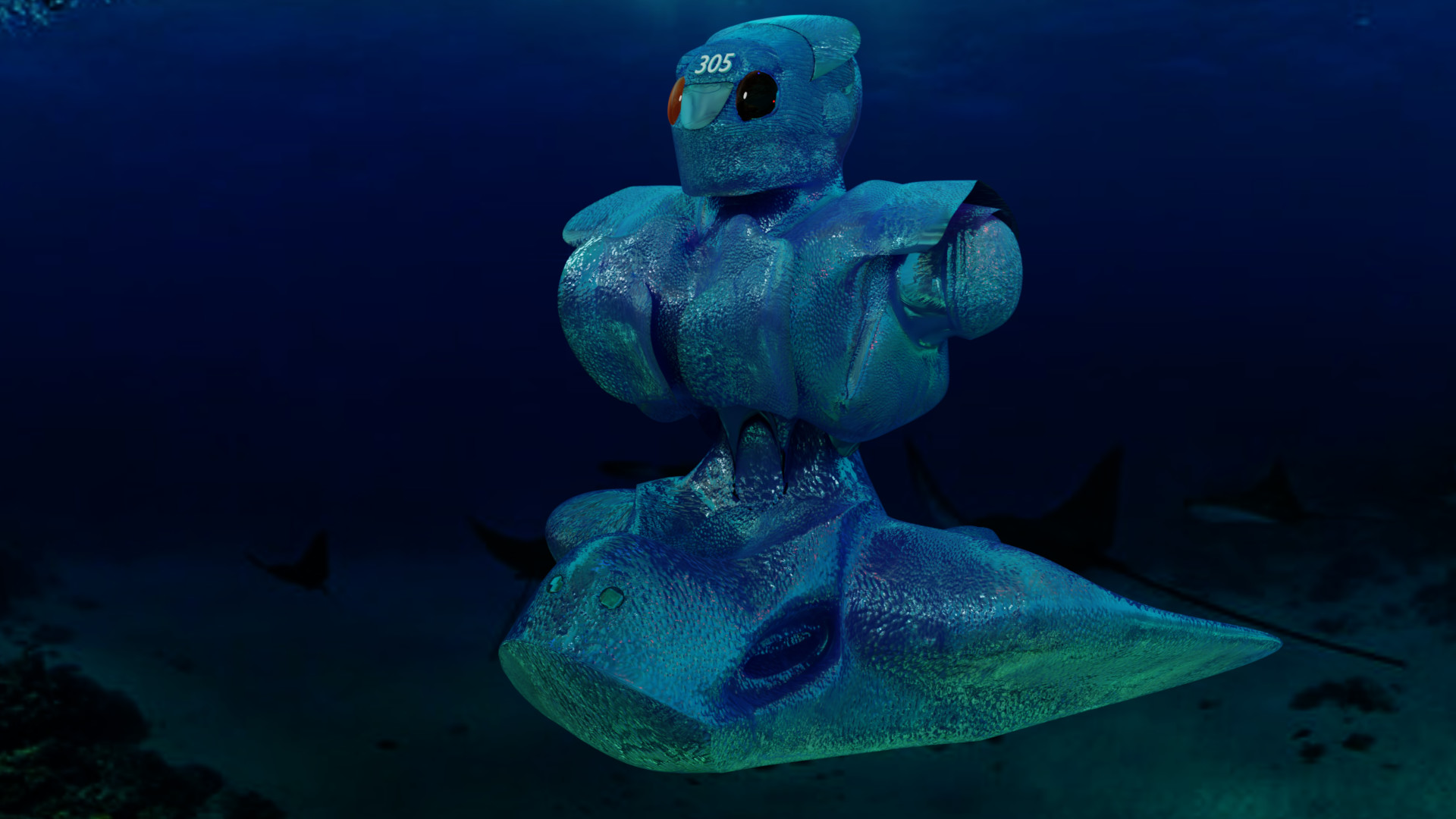 ArtStation - Sea_Robot_Textured