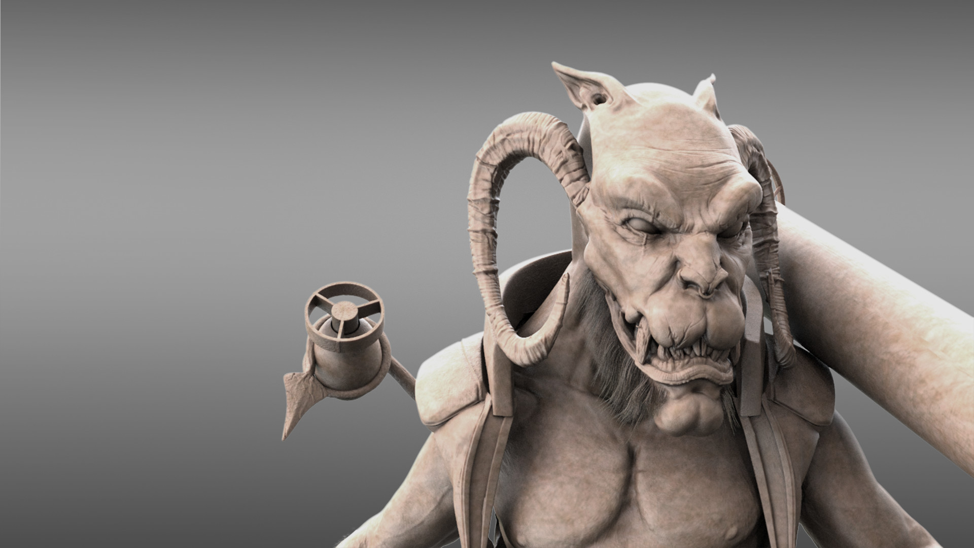 ArtStation - Cyber Satan - Realtime