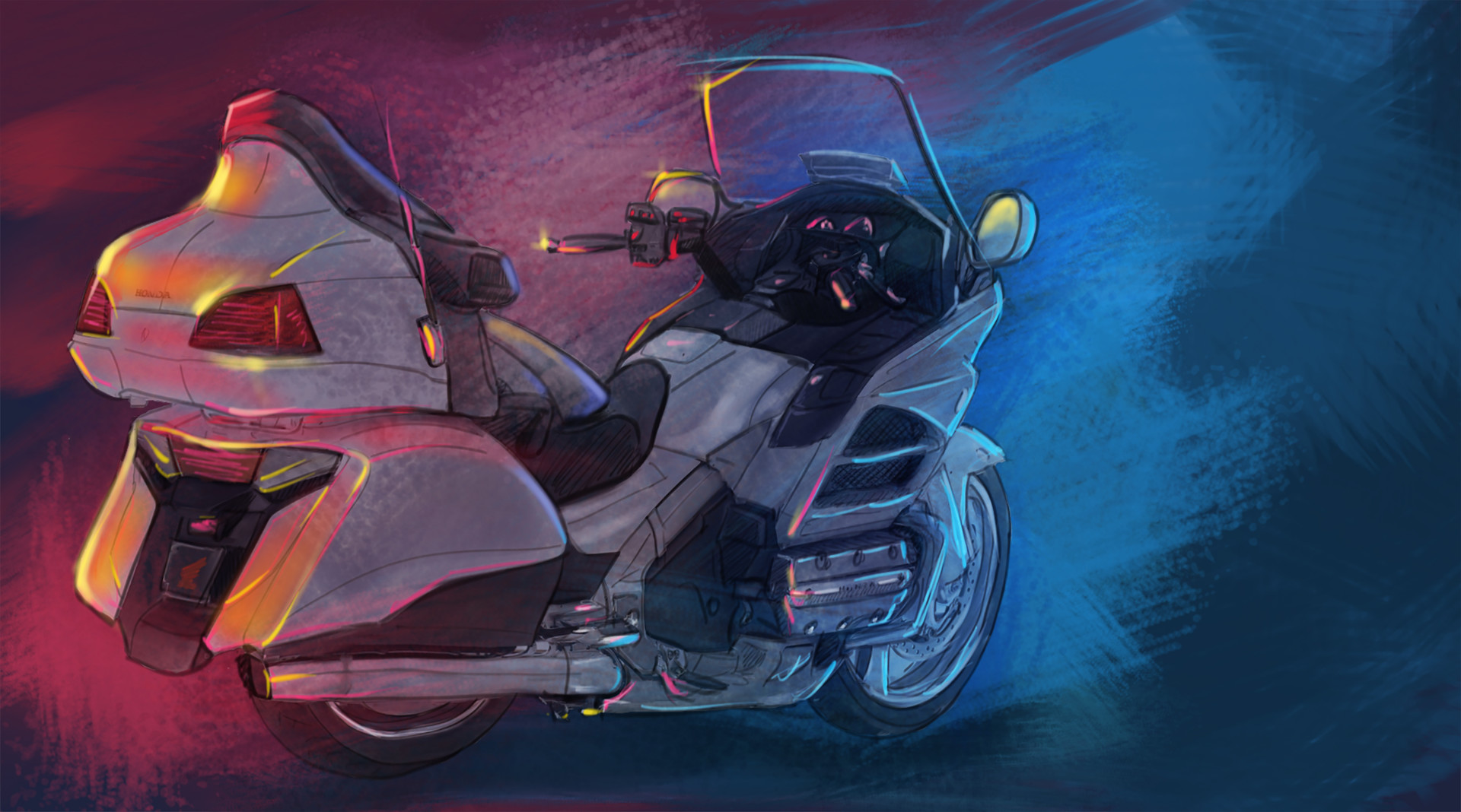 ArtStation - Honda GoldWing
