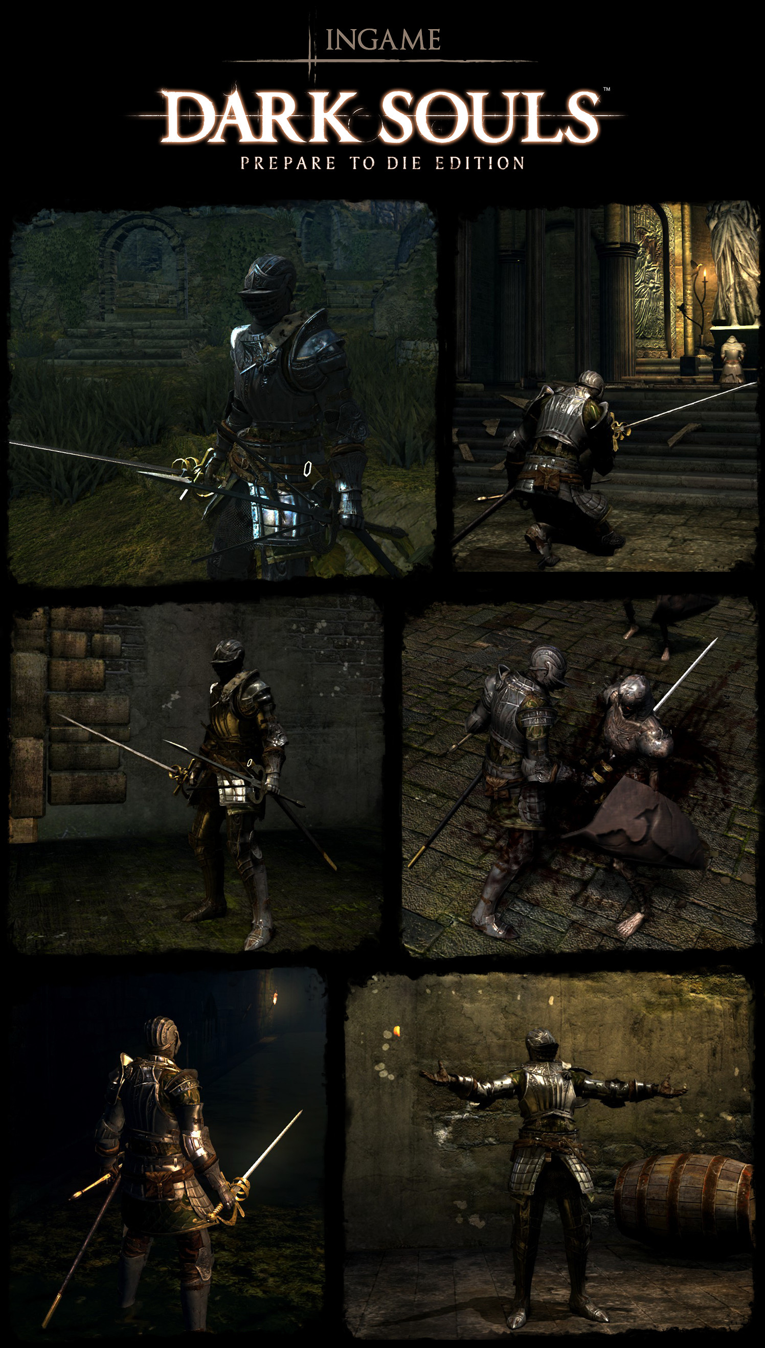 Dane Brennand - Armour Set - Fluted Knight Set (Undead Prince Ricard)