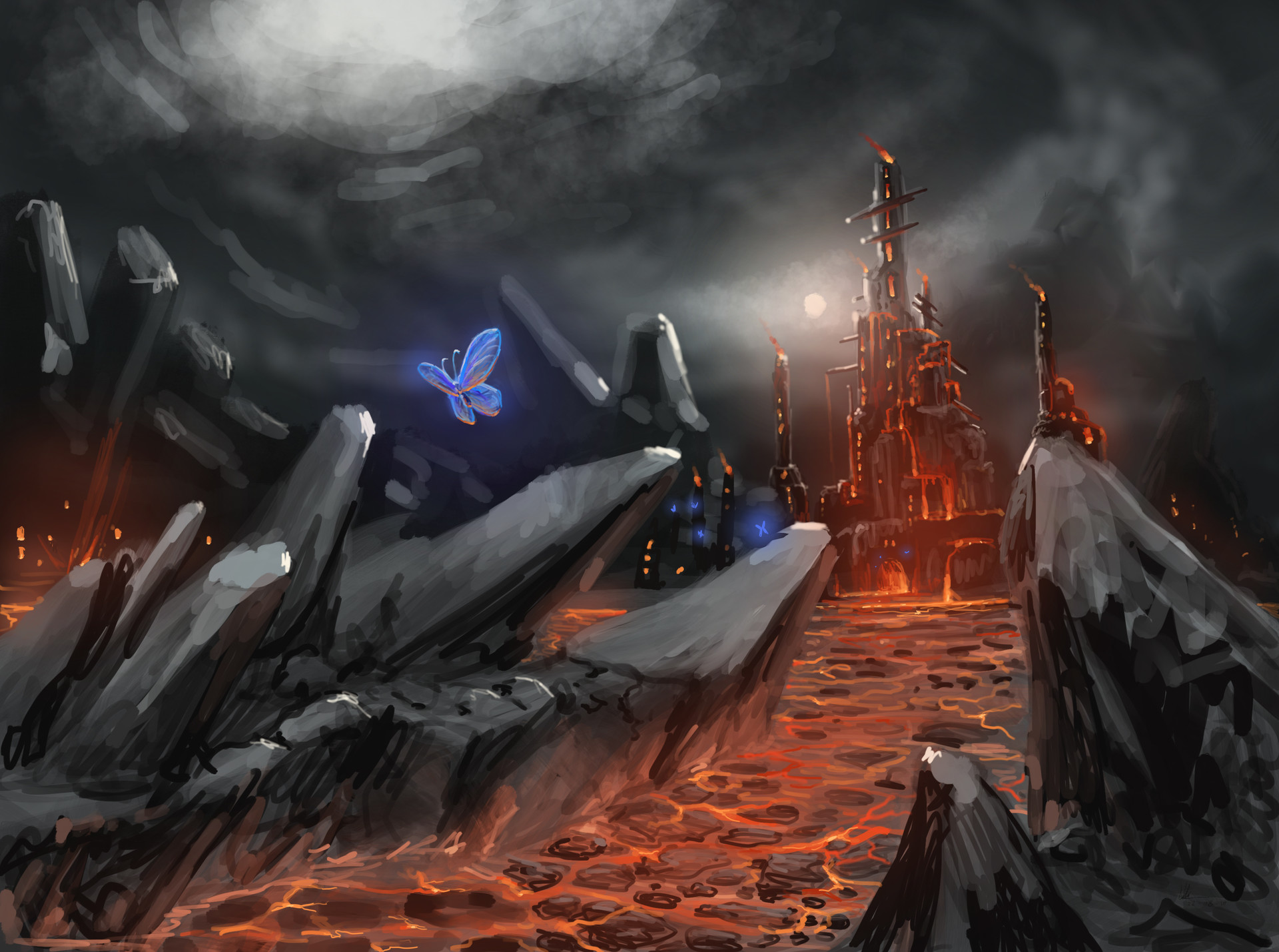 ArtStation - Fire Fortress, Charlotte Veldhuizen