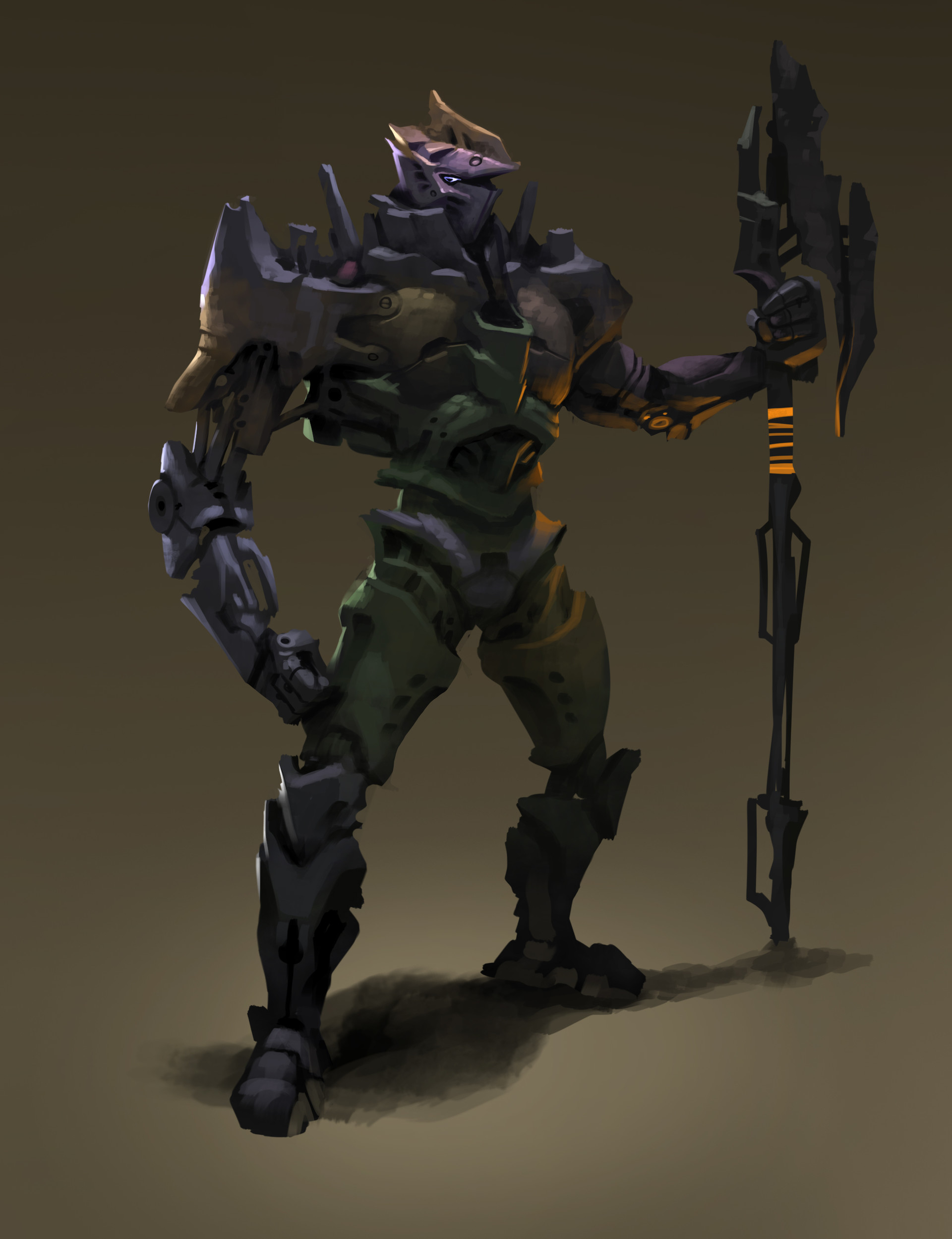 ArtStation - quick alien soldier