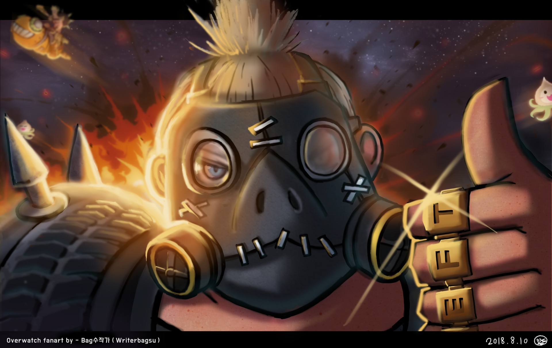 ArtStation - Overwatch Fanart - Roadhog
