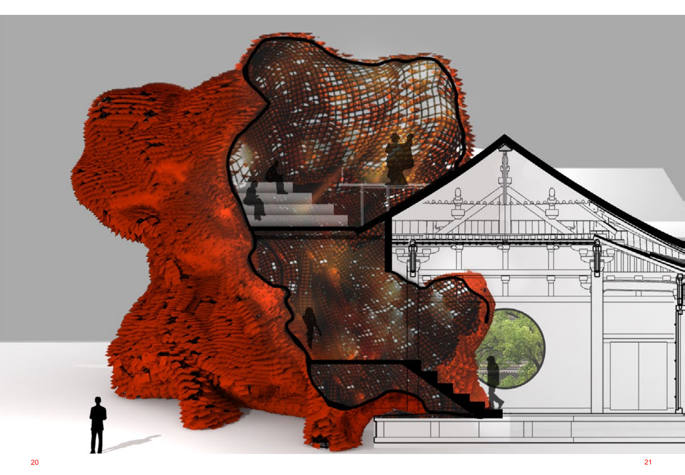 Entei Ryu - Kyoto Noh Theatre concept architectural design