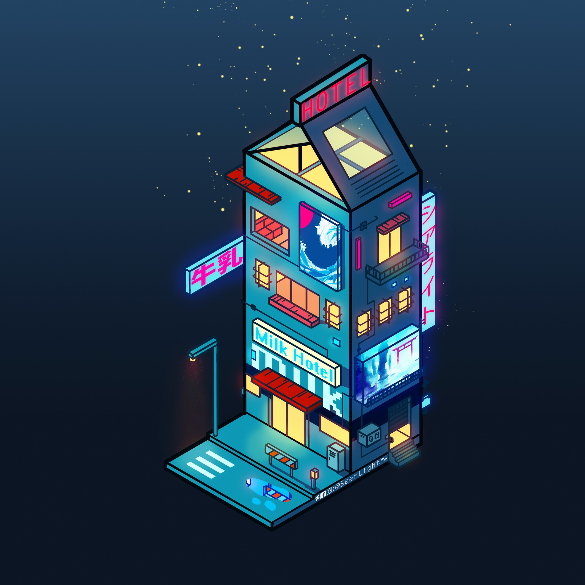 isometric art procreate