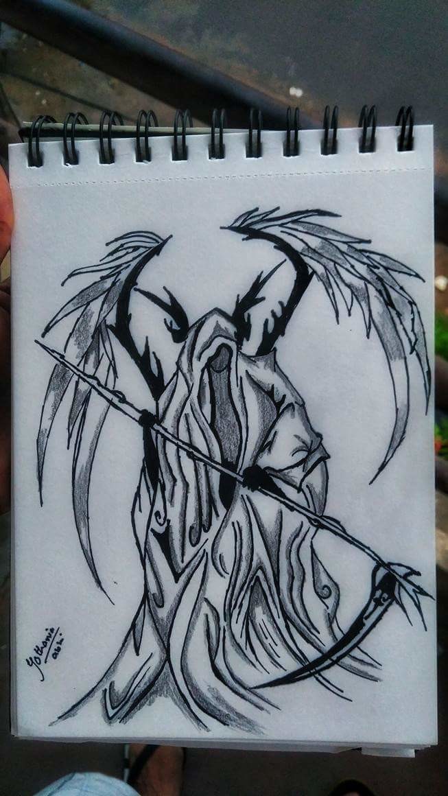 ArtStation - Evil of the earth marker sketch