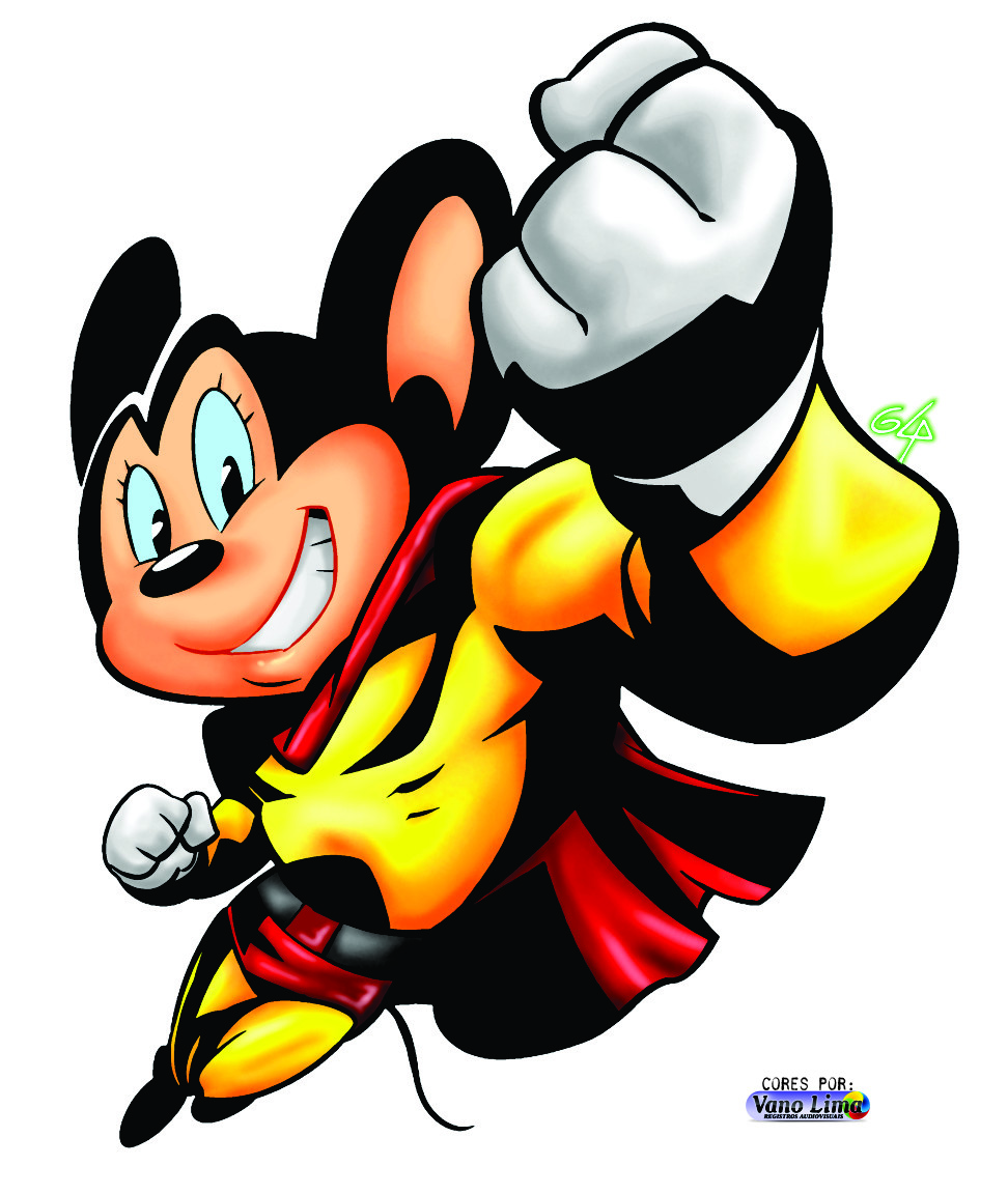 ArtStation - Mighty Mouse By Glauco and Colors by Vano.