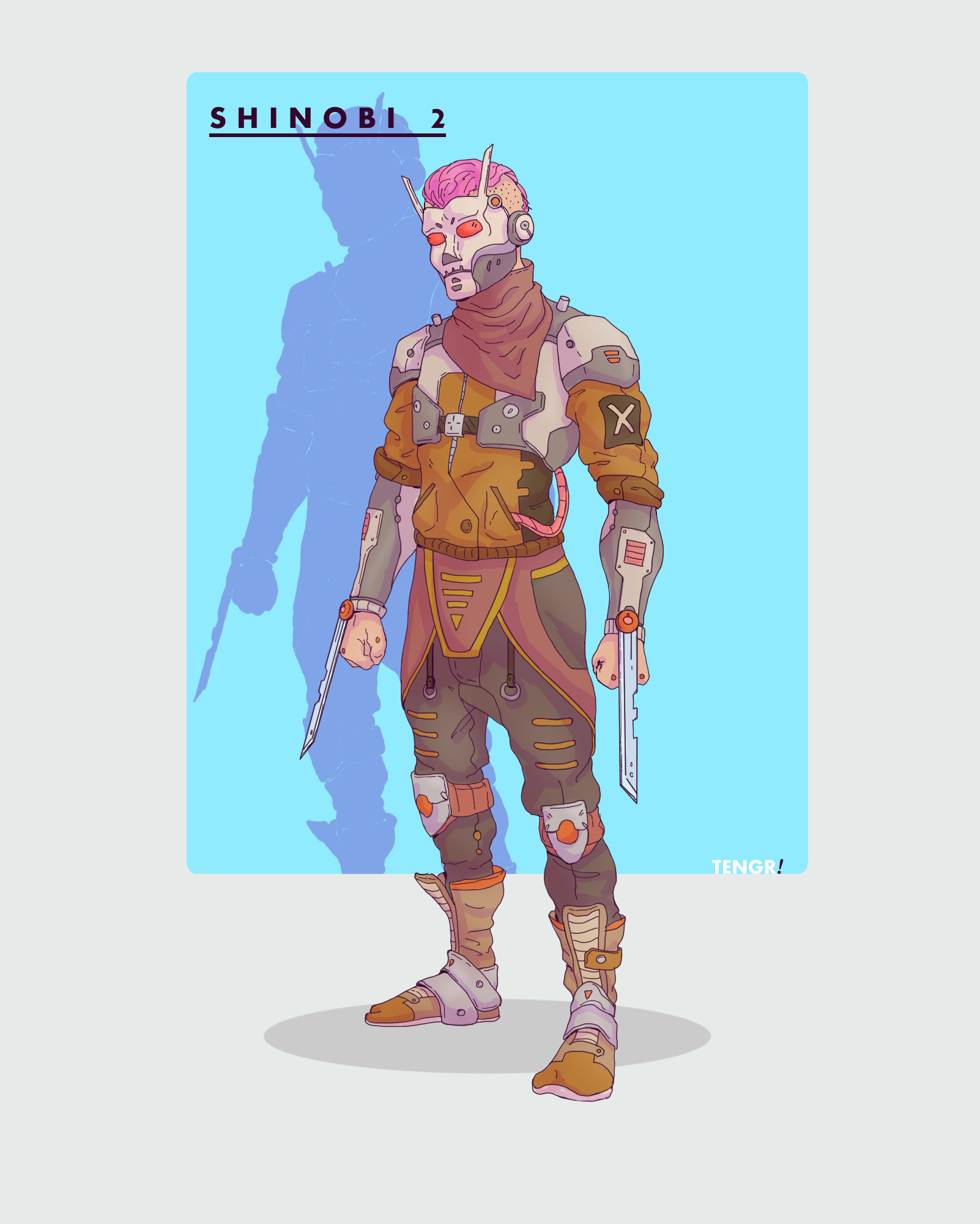 Tanya Tengri - Samurai vs. Shinobi (character design / concept art)