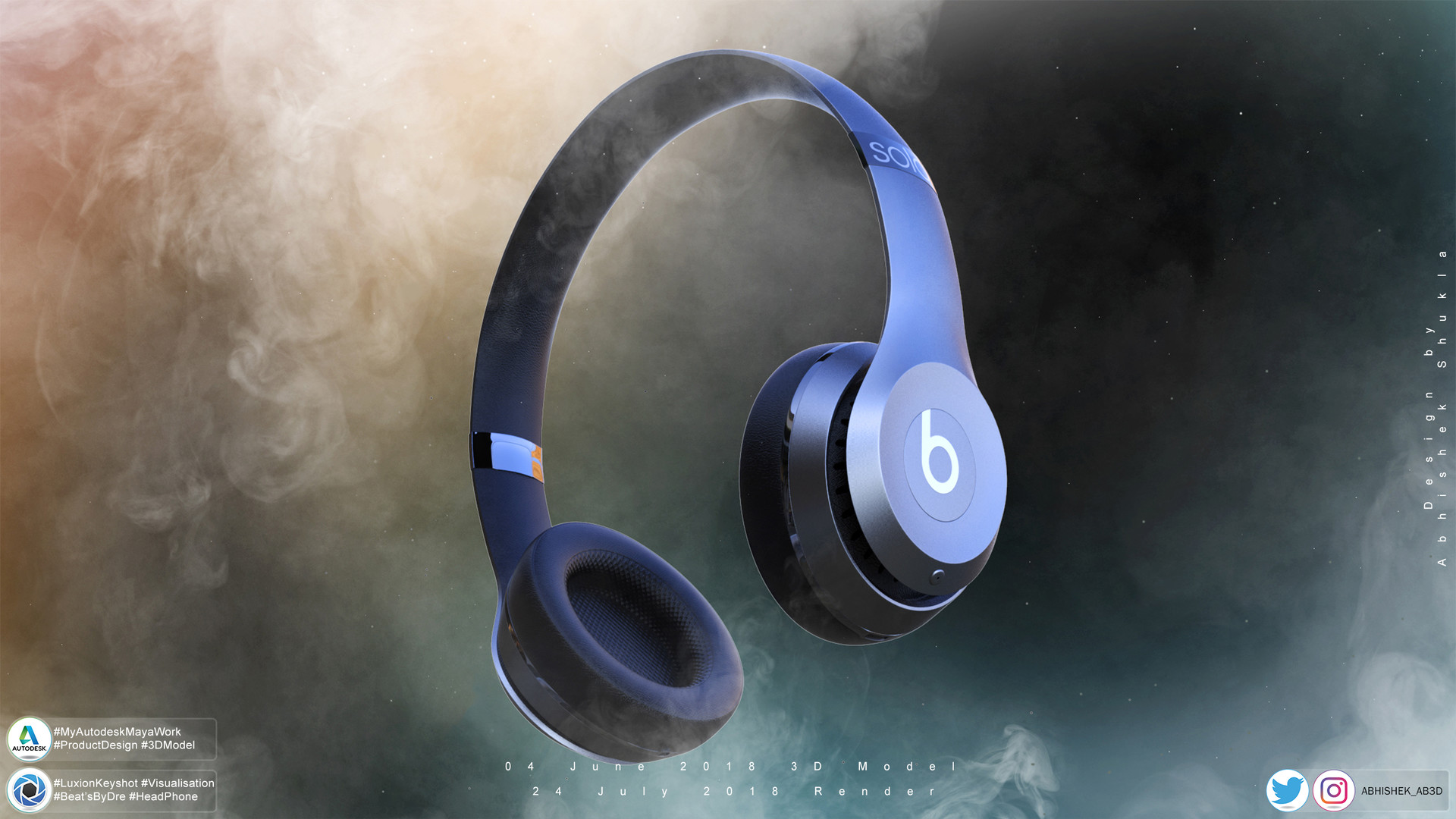 ArtStation - Beats by Dre product Visualisation.
