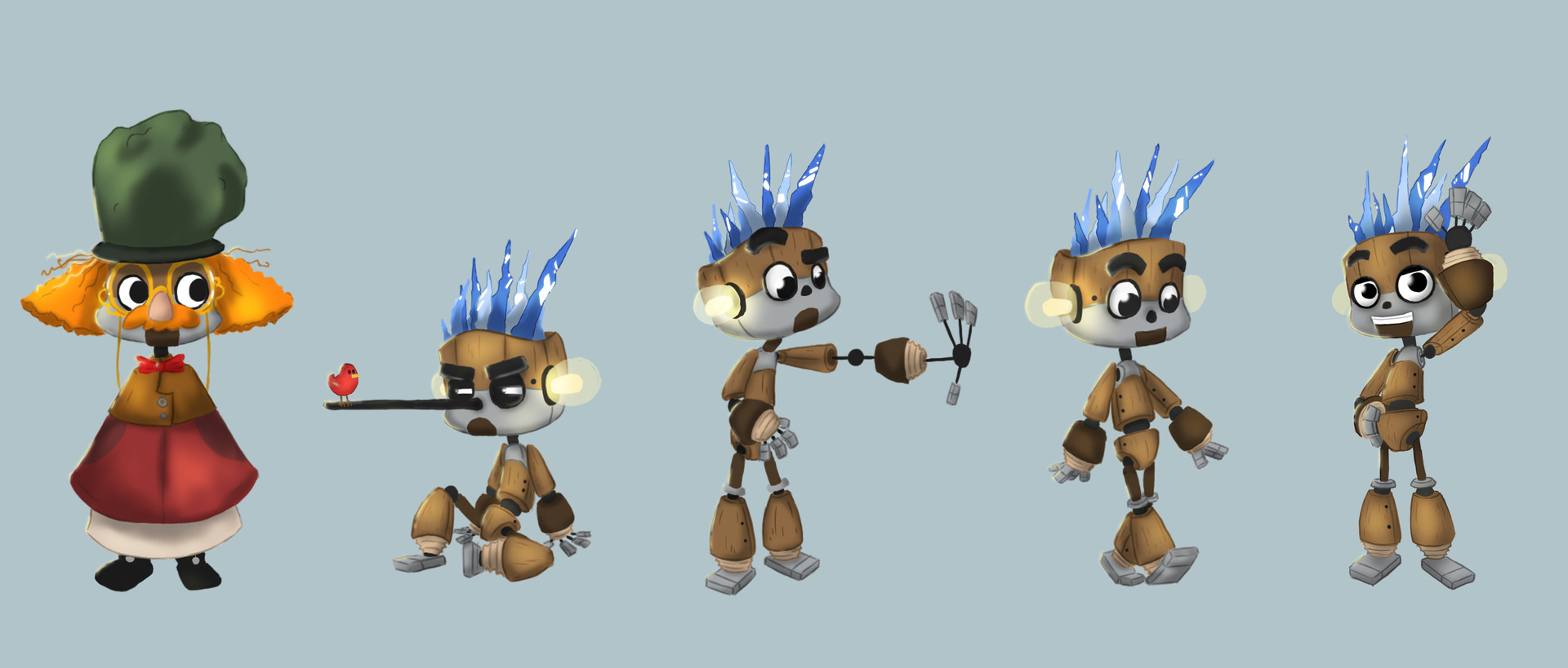 ArtStation - Pinocchio character design