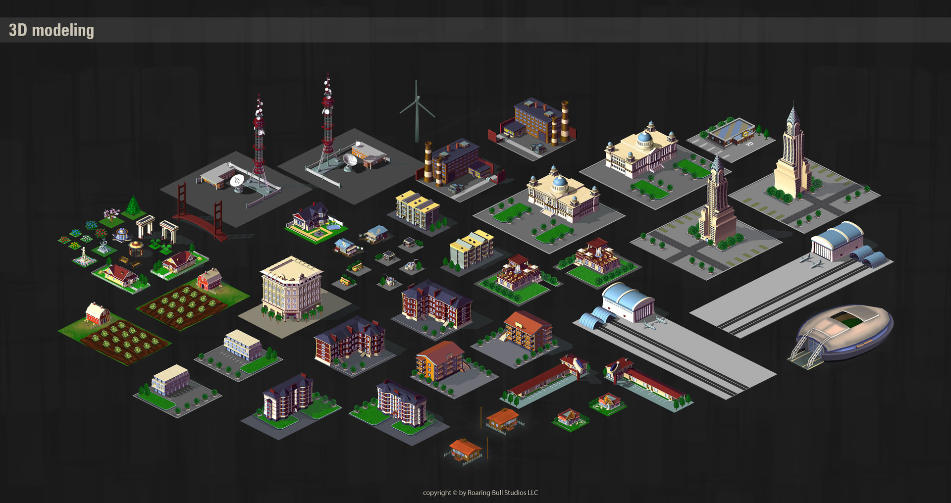 ArtStation - 3D buildings