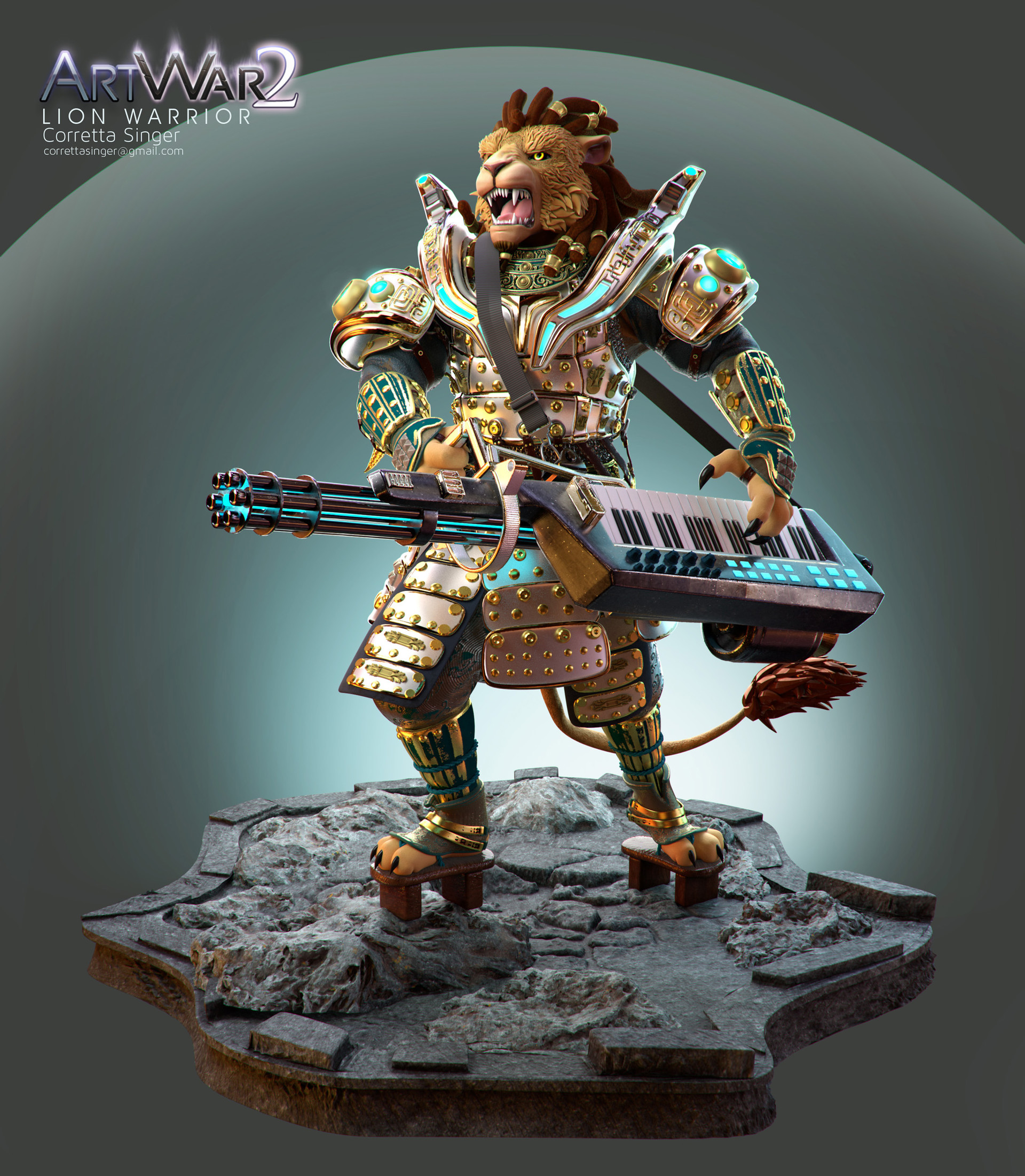 ArtStation - Lion Warrior