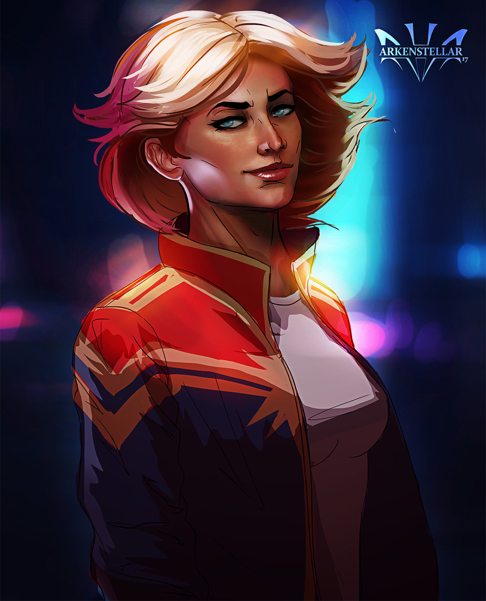 Carol Danvers By Sébastien Minatchy R Imaginarymarvel