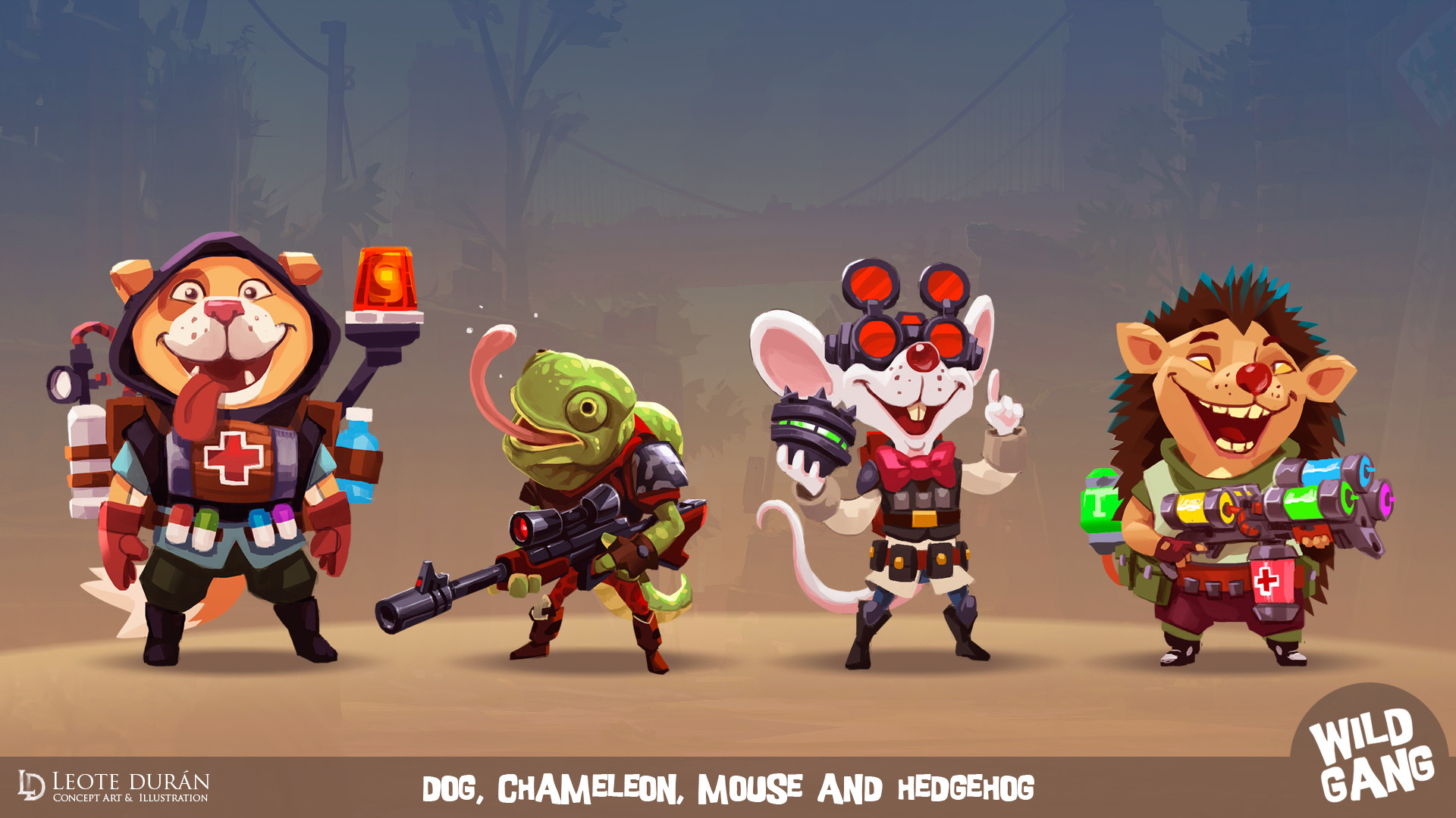 LD - Wild Gang - Character concepts