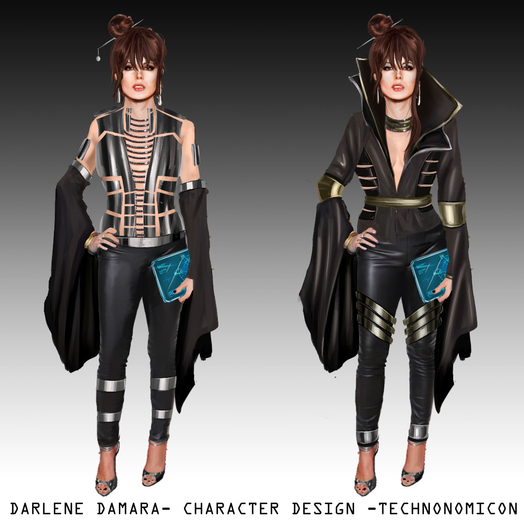 ArtStation - Technonomicon - Character Costume Variations