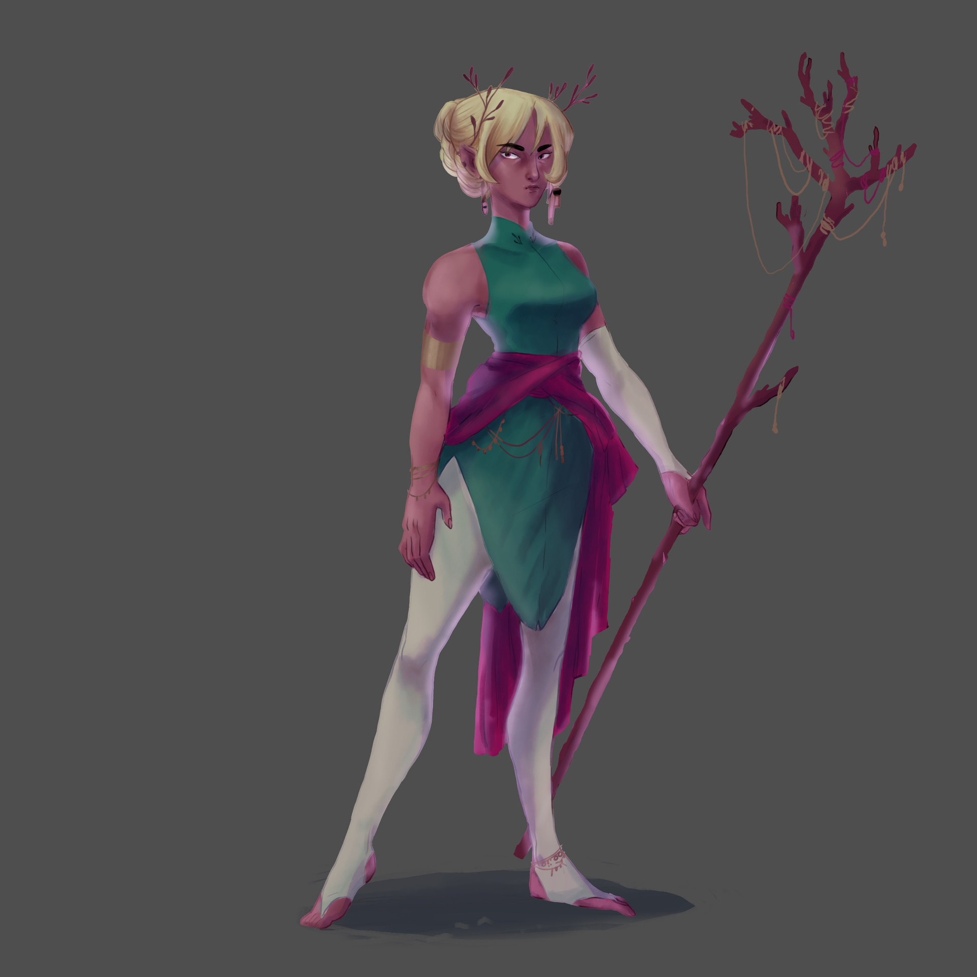 ArtStation - Mage Elf Character Design