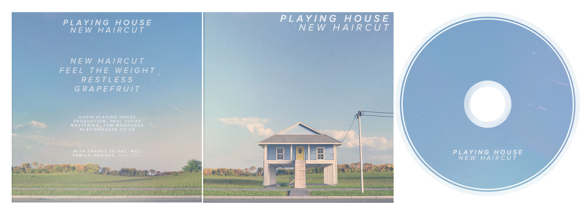 ArtStation - EP cover artwork for Playing House