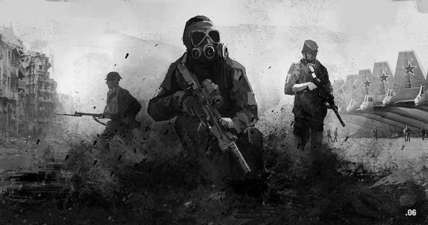 ArtStation - Sketches War Game Cover