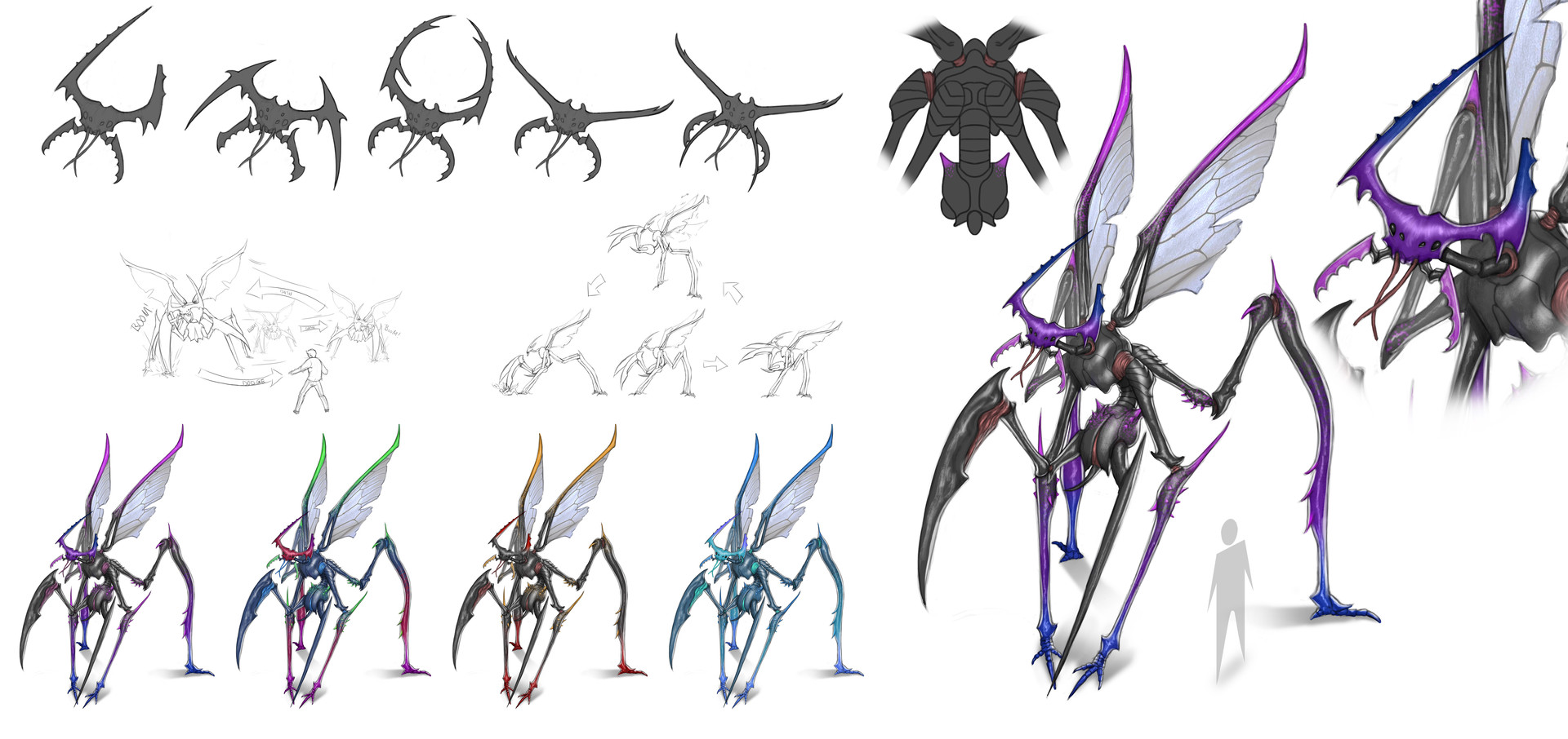 ArtStation - Insect Enemy Concept