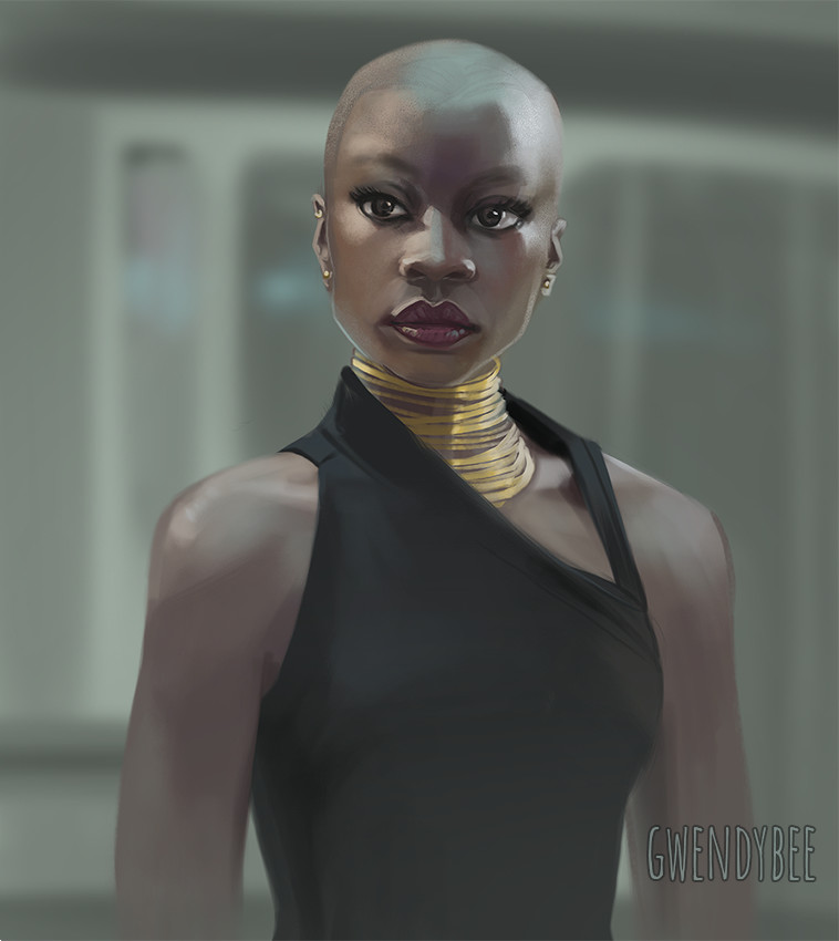 ArtStation - Okoye Study - Black Panther