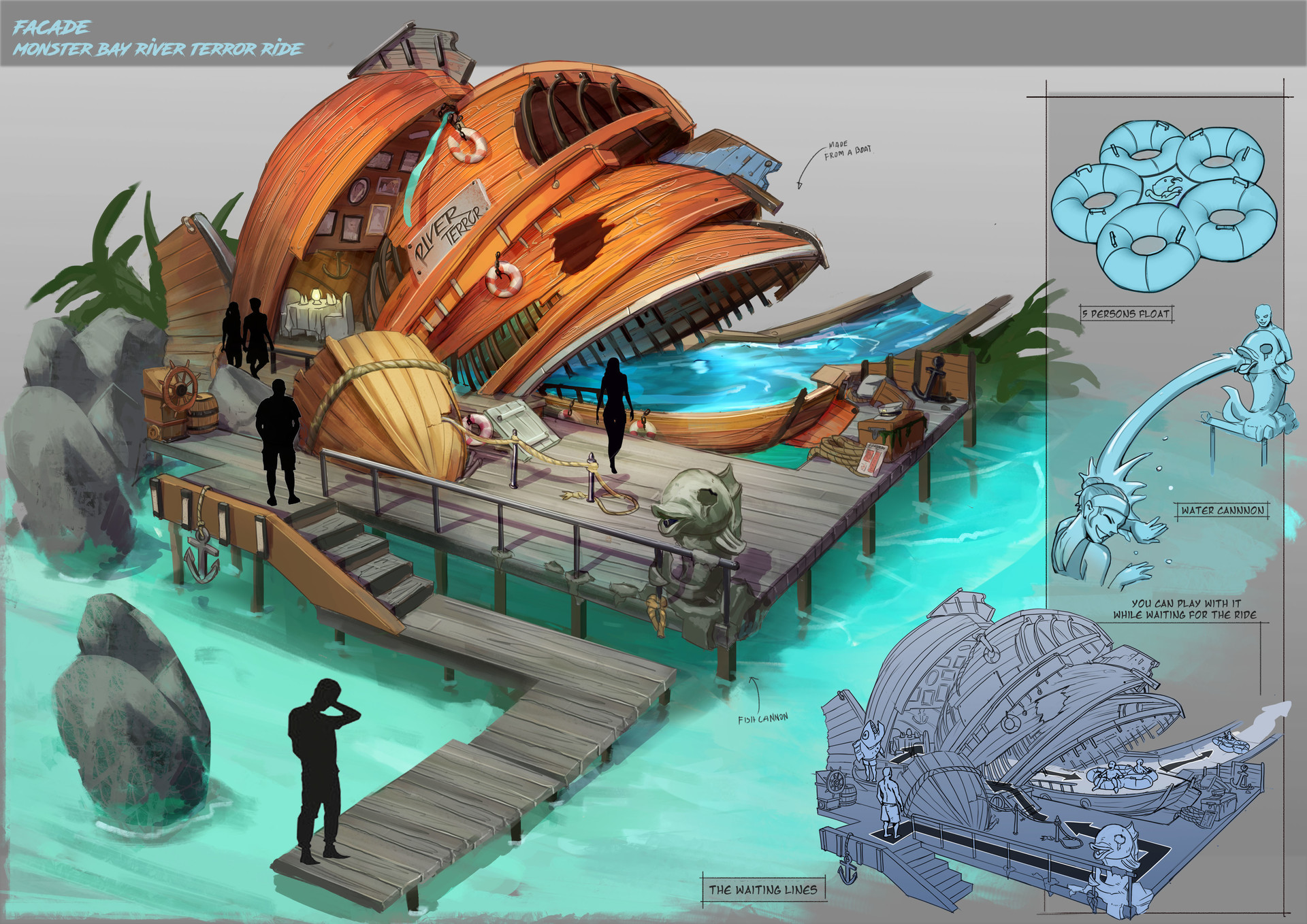 ArtStation - Monster Bay WaterPark