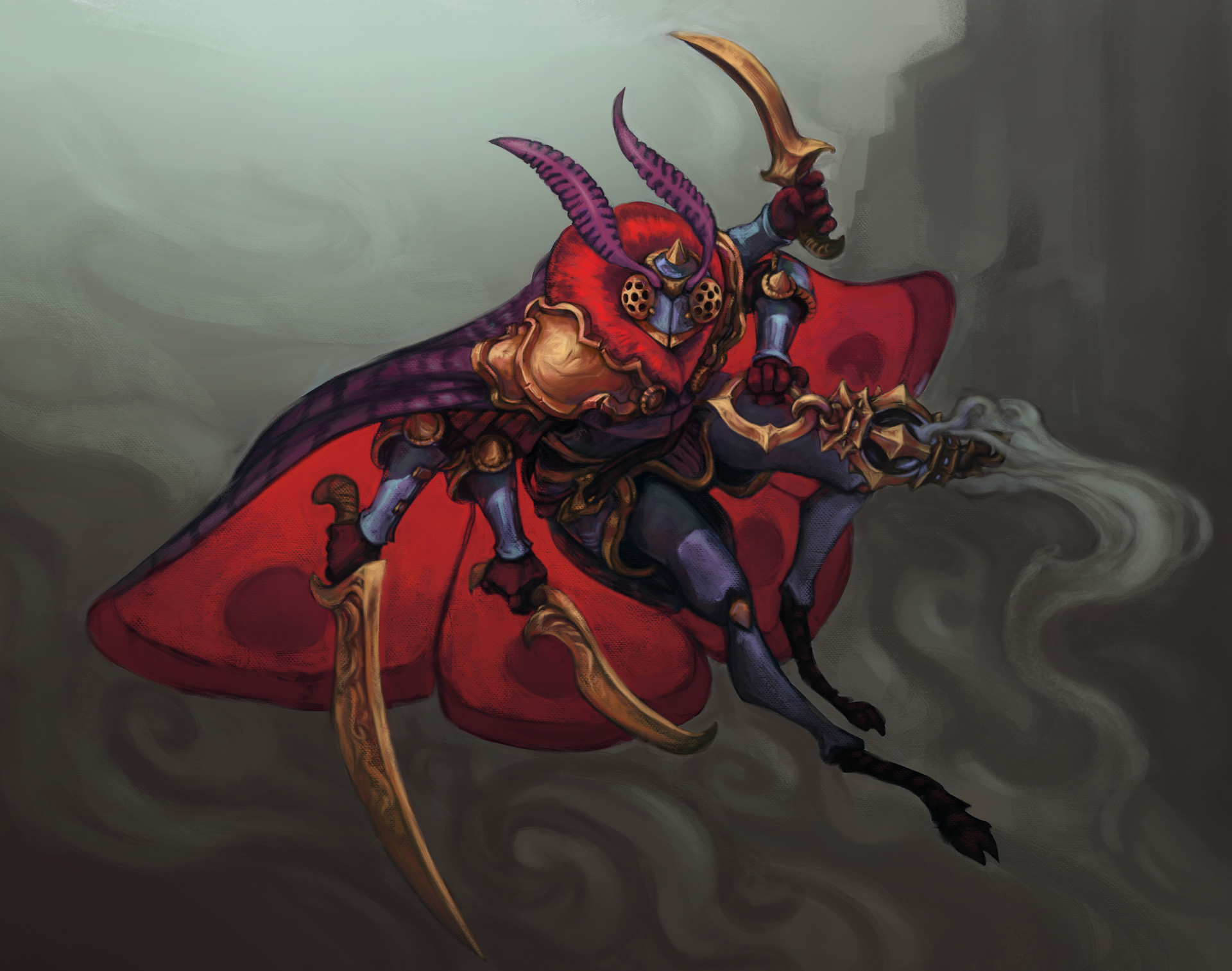 ArtStation - 2018 - Moth Warrior