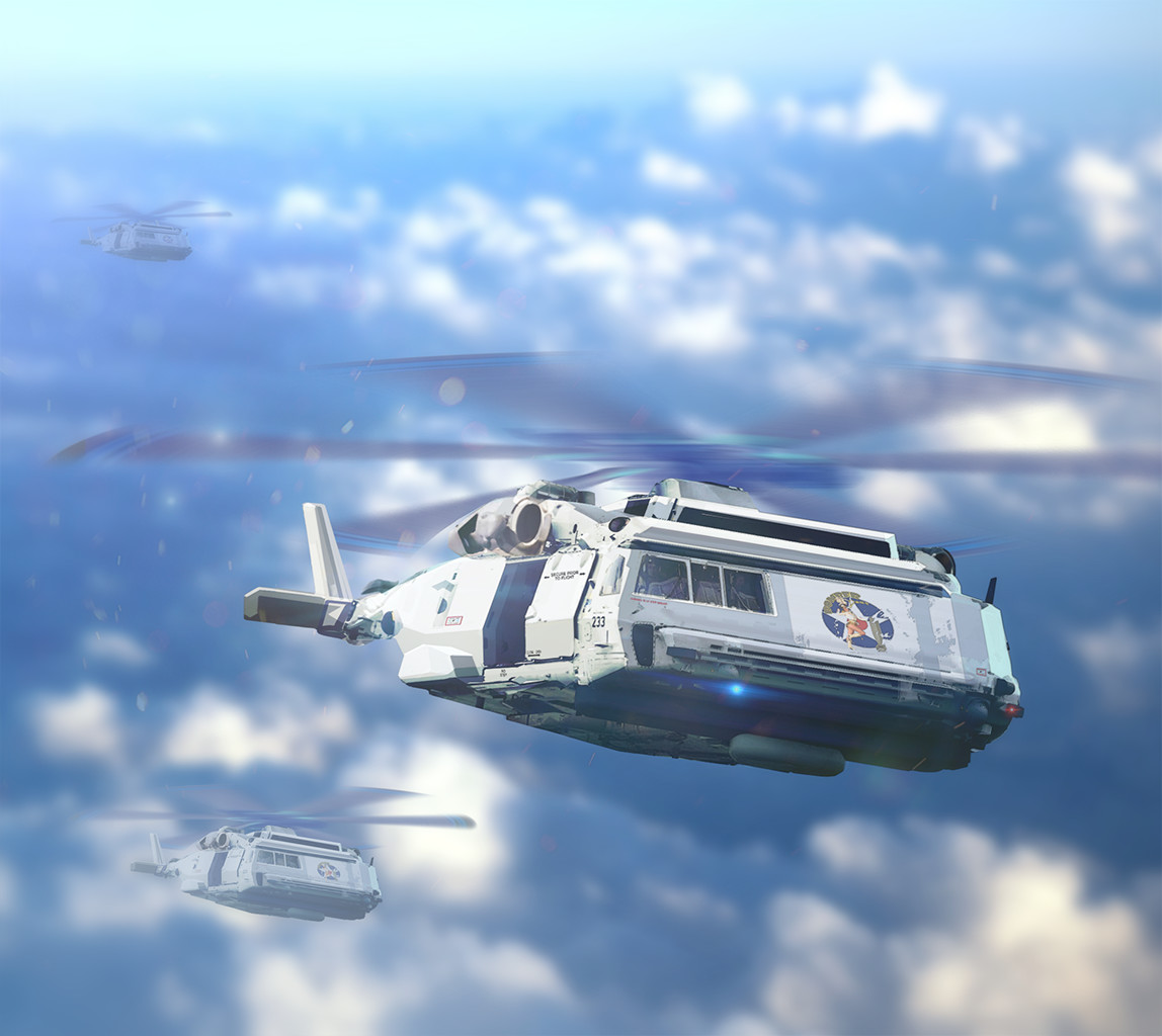ArtStation - Sci Fi Helicopter