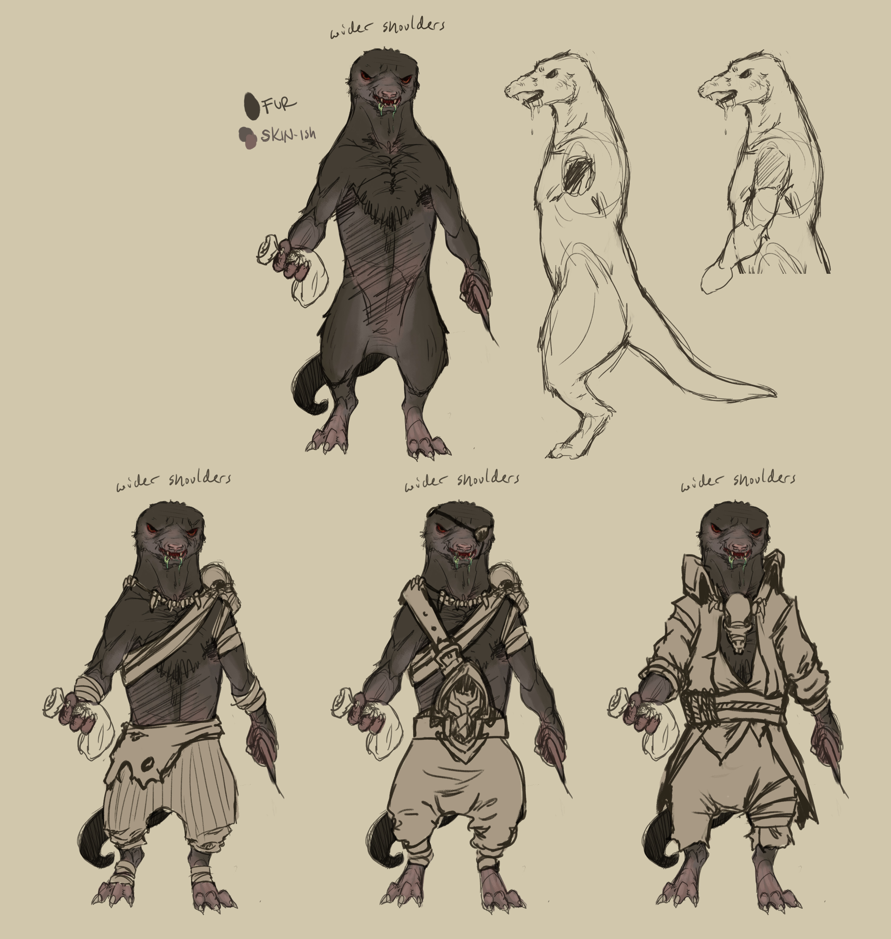 how to draw redwall characters