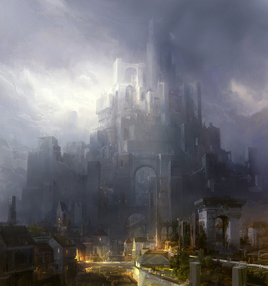 ArtStation - Catle_night