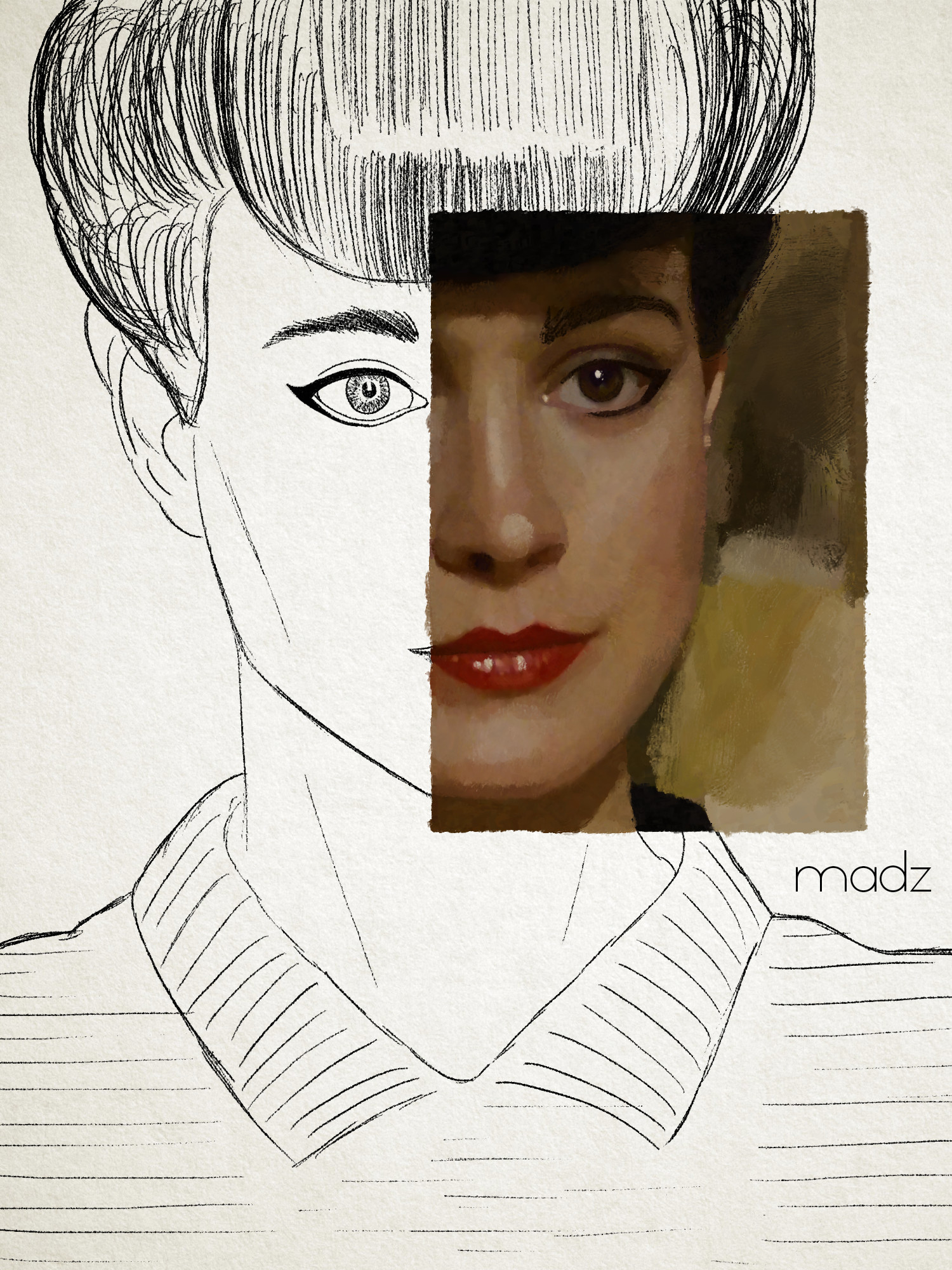 ArtStation - Rachel from Blade Runner, Ridley Scott