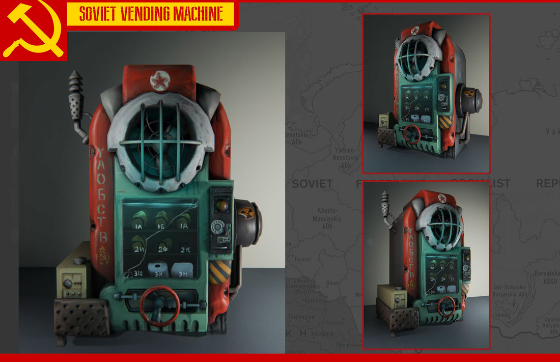ArtStation - Soviet Vending Machine