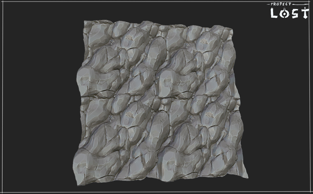 ArtStation - Substance Designer : Stylized Cliff Tile Texture