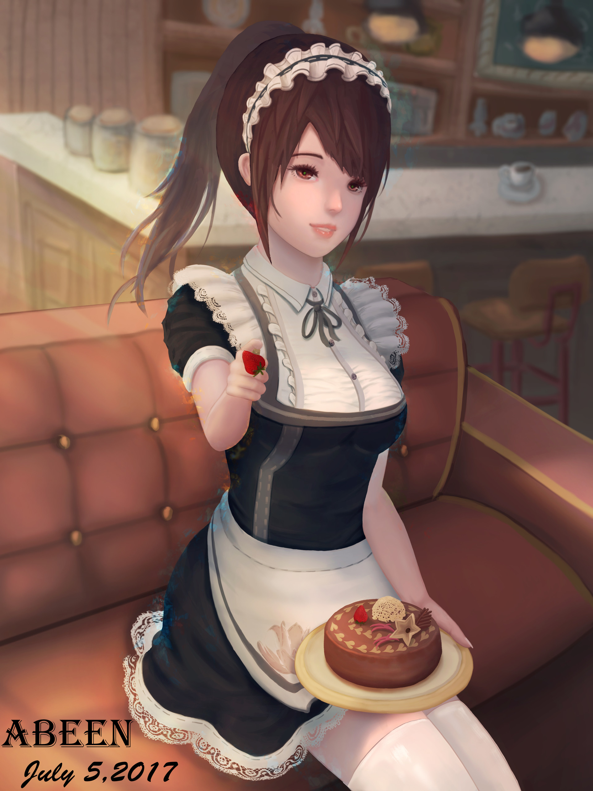 ArtStation - re-upload maid Miyamoto