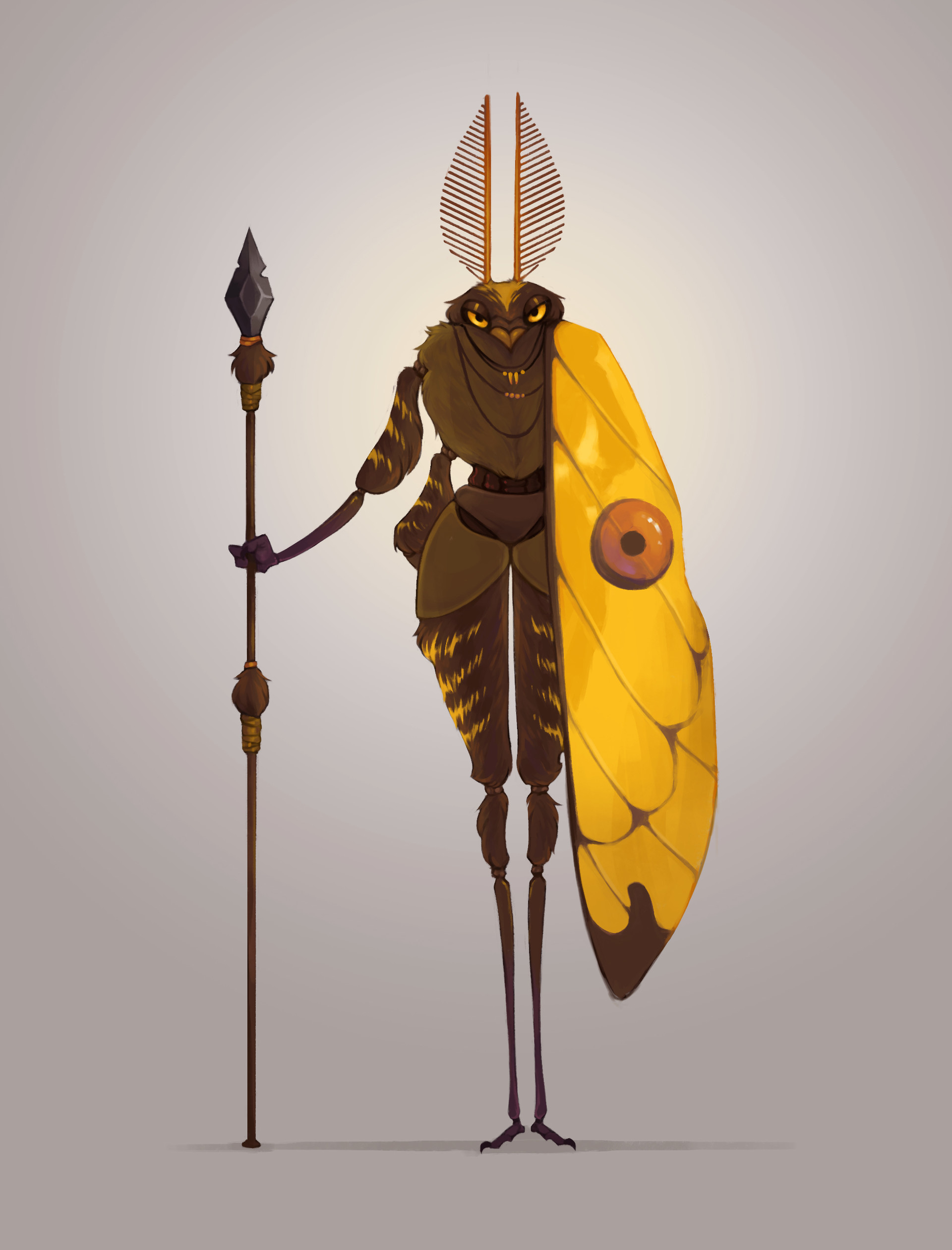 ArtStation - CDC august 2018 - Insect Warrior