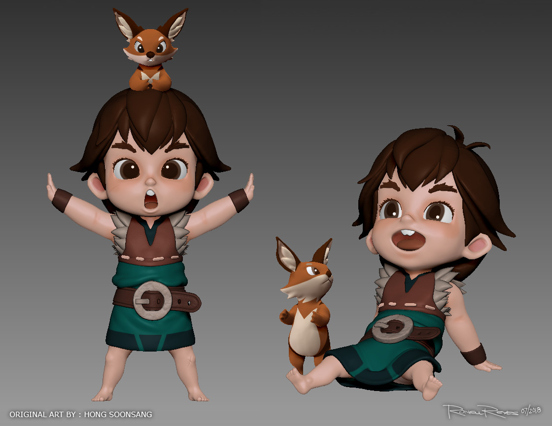 ArtStation - Adventures of Kayla "corba" Fan-art (Original artwork by ...