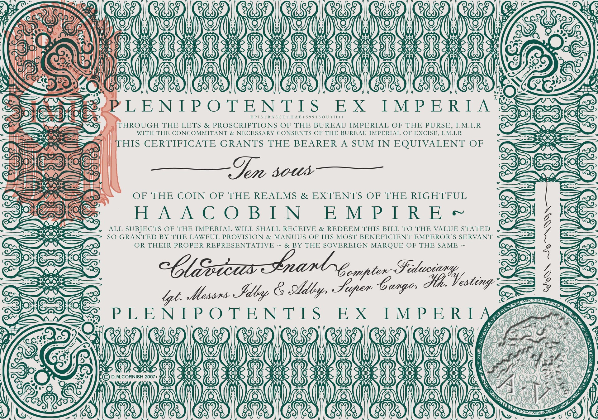 ArtStation - Folding Money, David (D.M.) Cornish