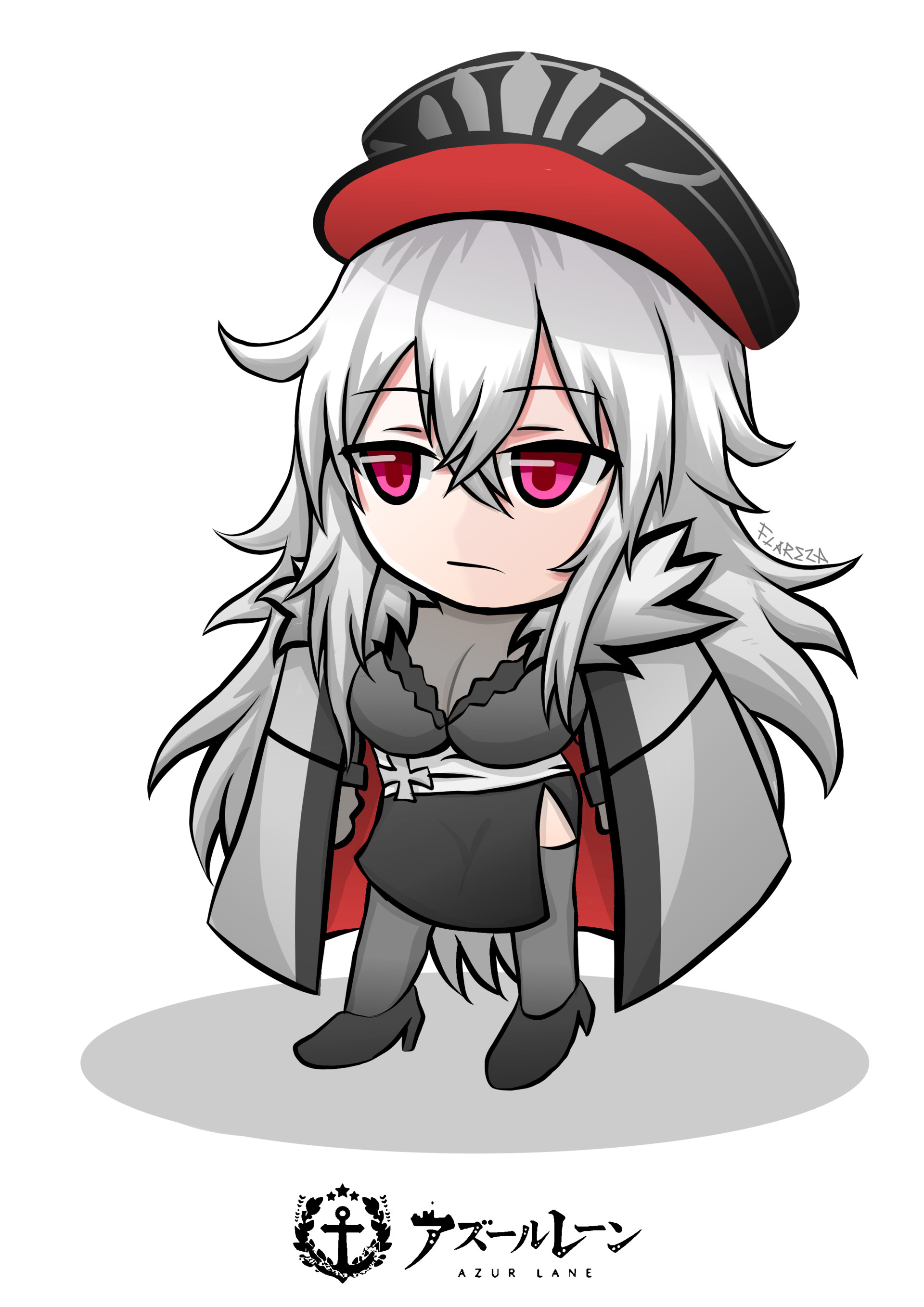 ArtStation - Graff Zeppelin Azur lane chibi