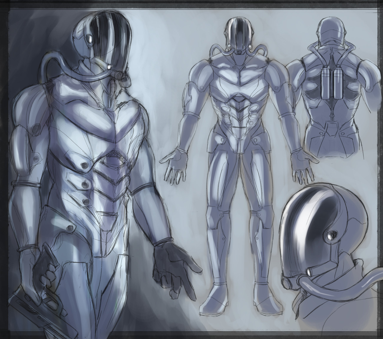 ArtStation - Dive Suit