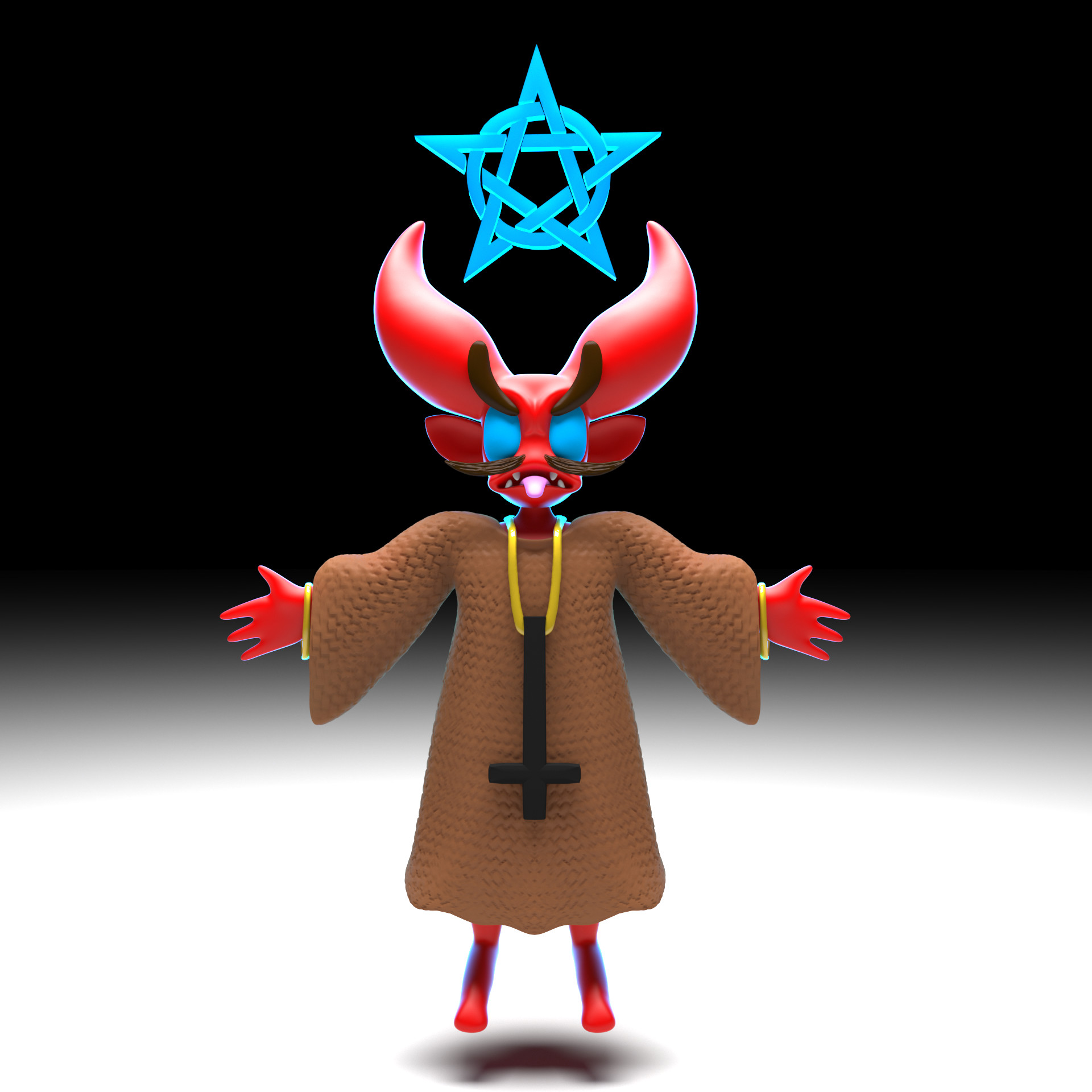 ArtStation - Satanic Priest Sculpt