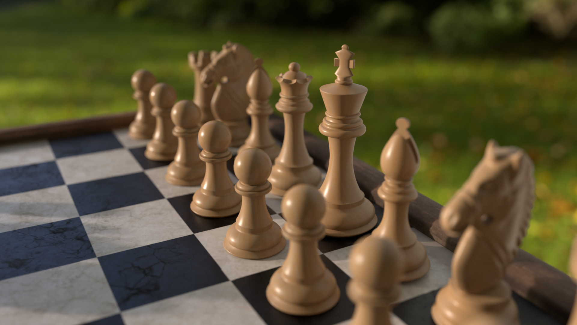 Jessica Winters - Chess Set Modeling and Texturing.