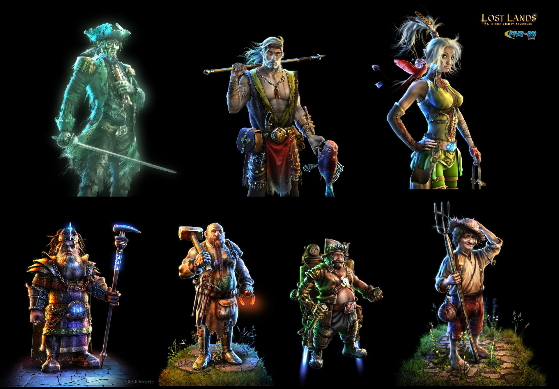 ArtStation - The "Lost Lands" Characters