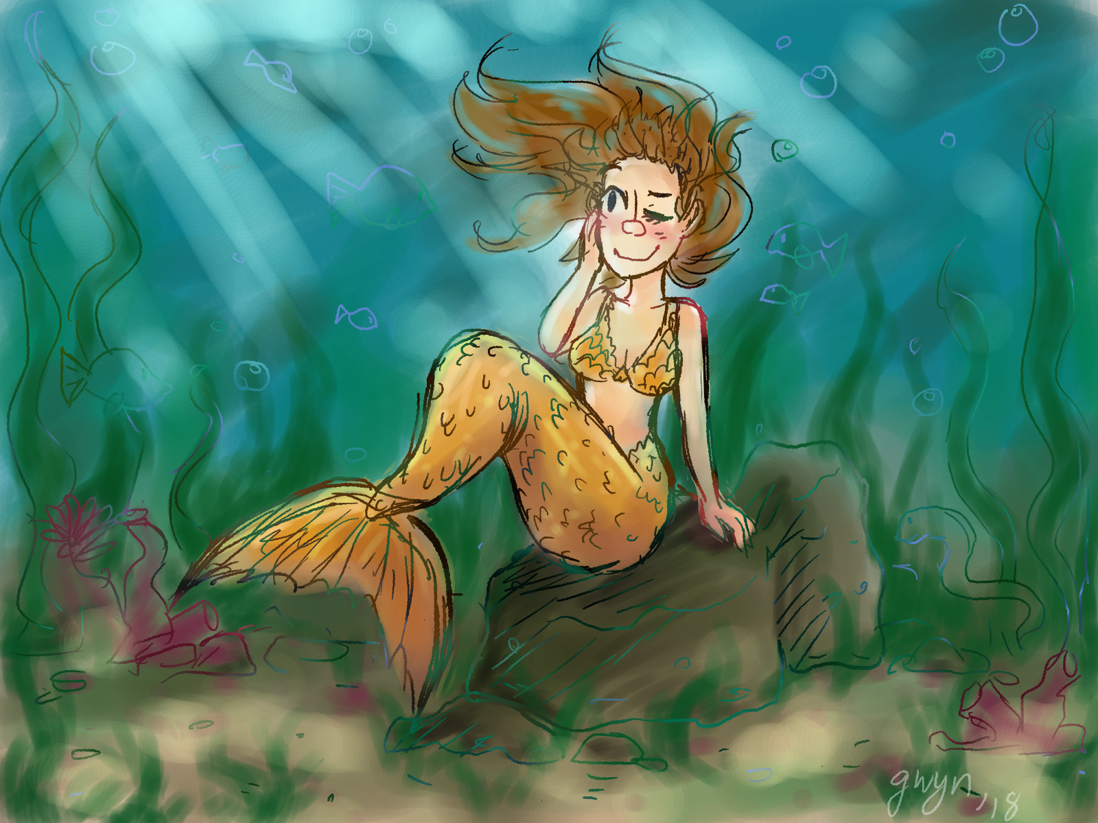 how to draw h2o just add water