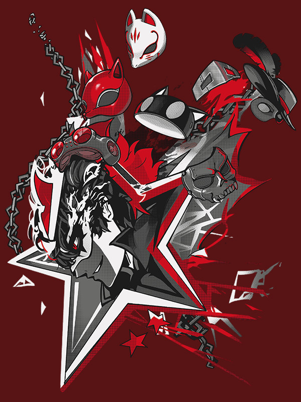 ArtStation - P5 shirt design
