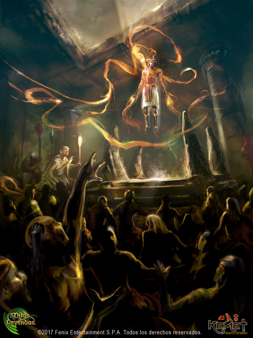 ArtStation - ATON LIGHT, KEMET MYTHS AND LEGENDS