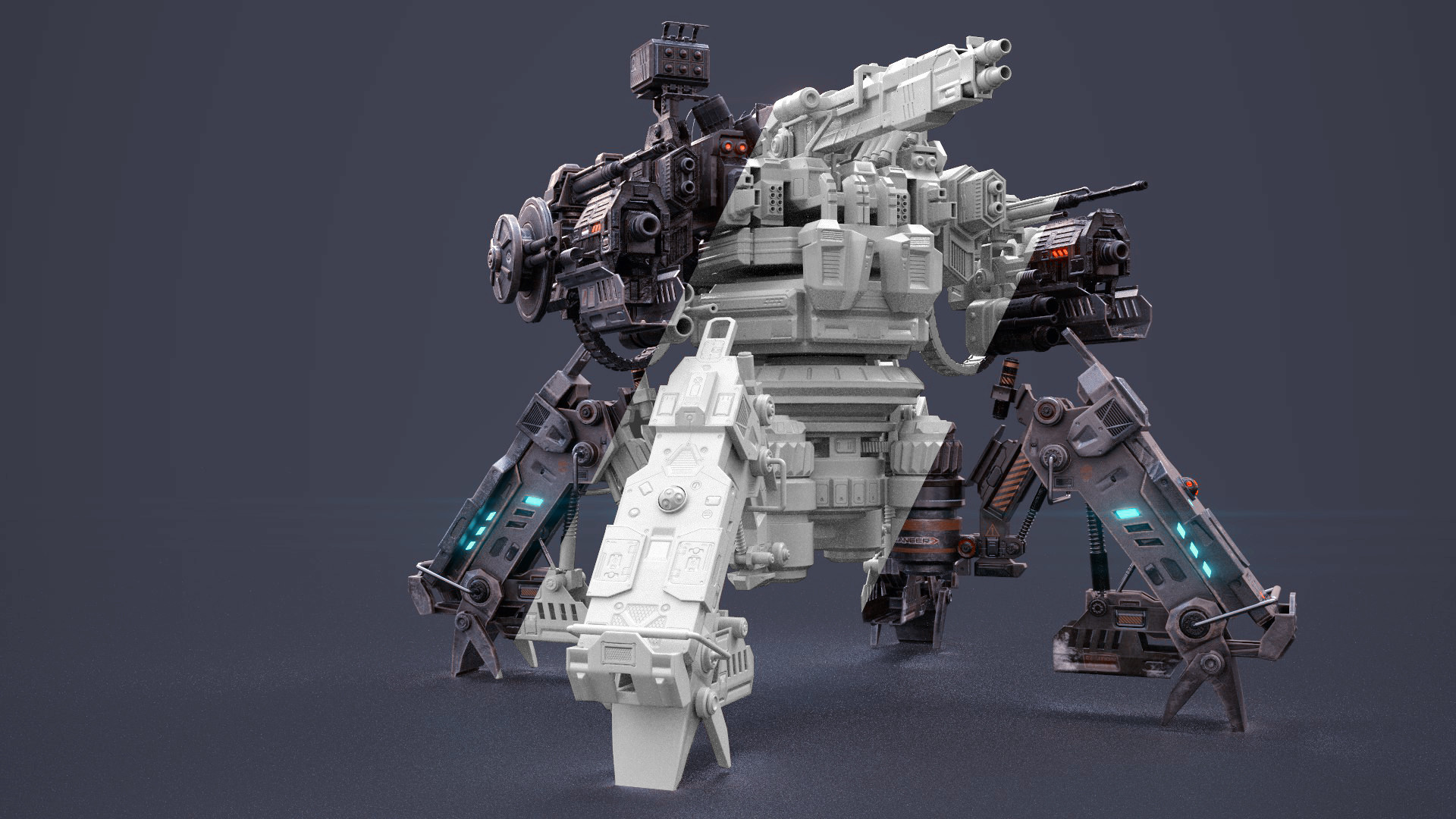 Nour Eldin Atia - Mech'Zeon [Spider mech assault]