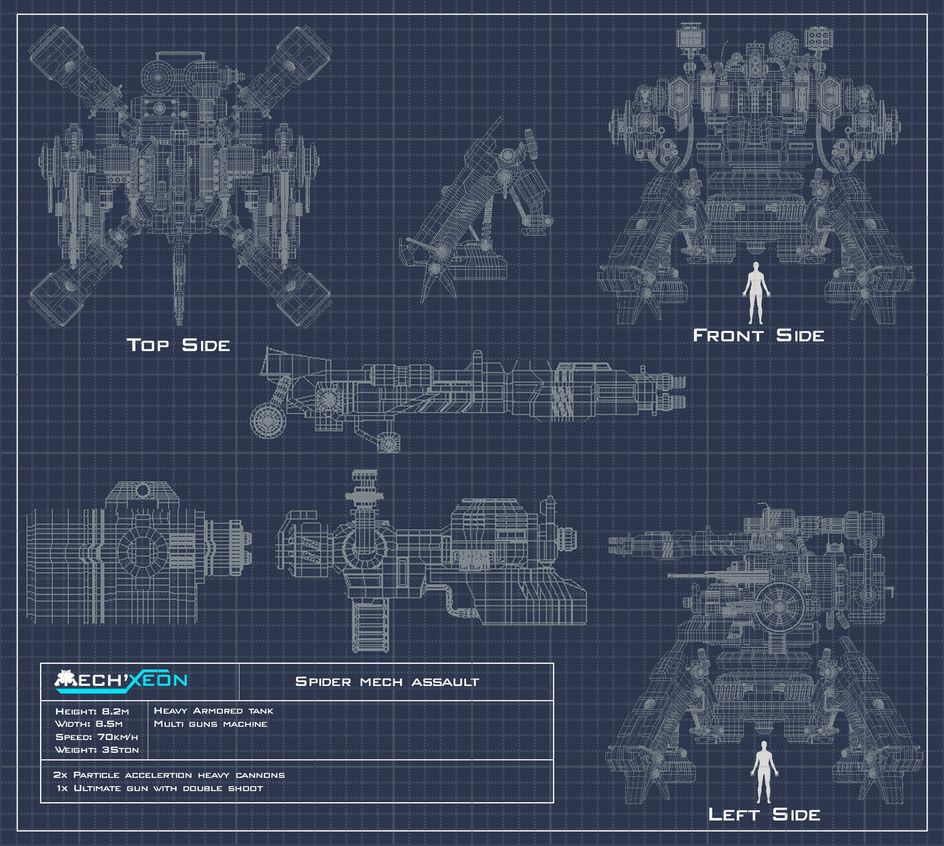 Nour Eldin Atia - Mech'Zeon [Spider mech assault]