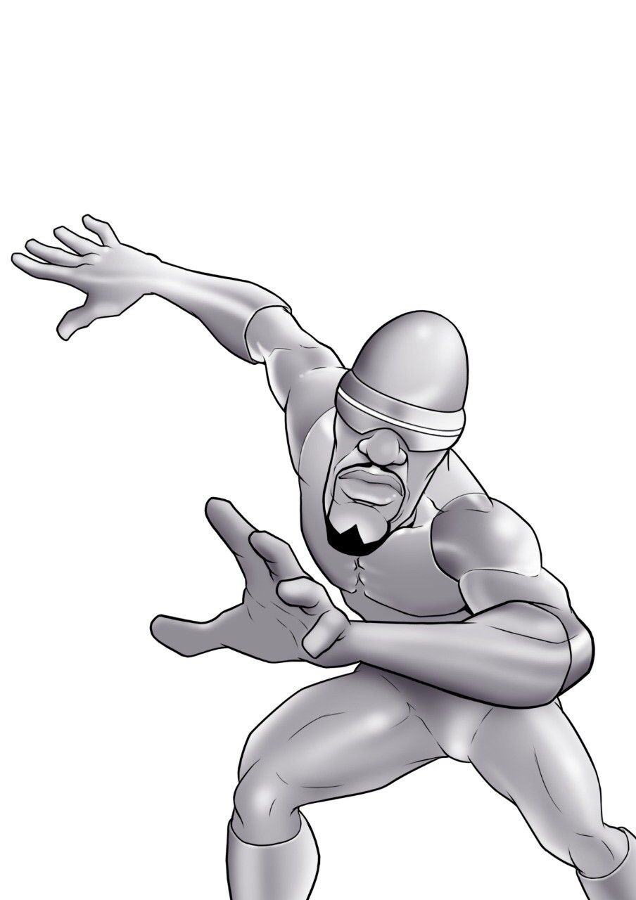 how to draw frozone from incredibles