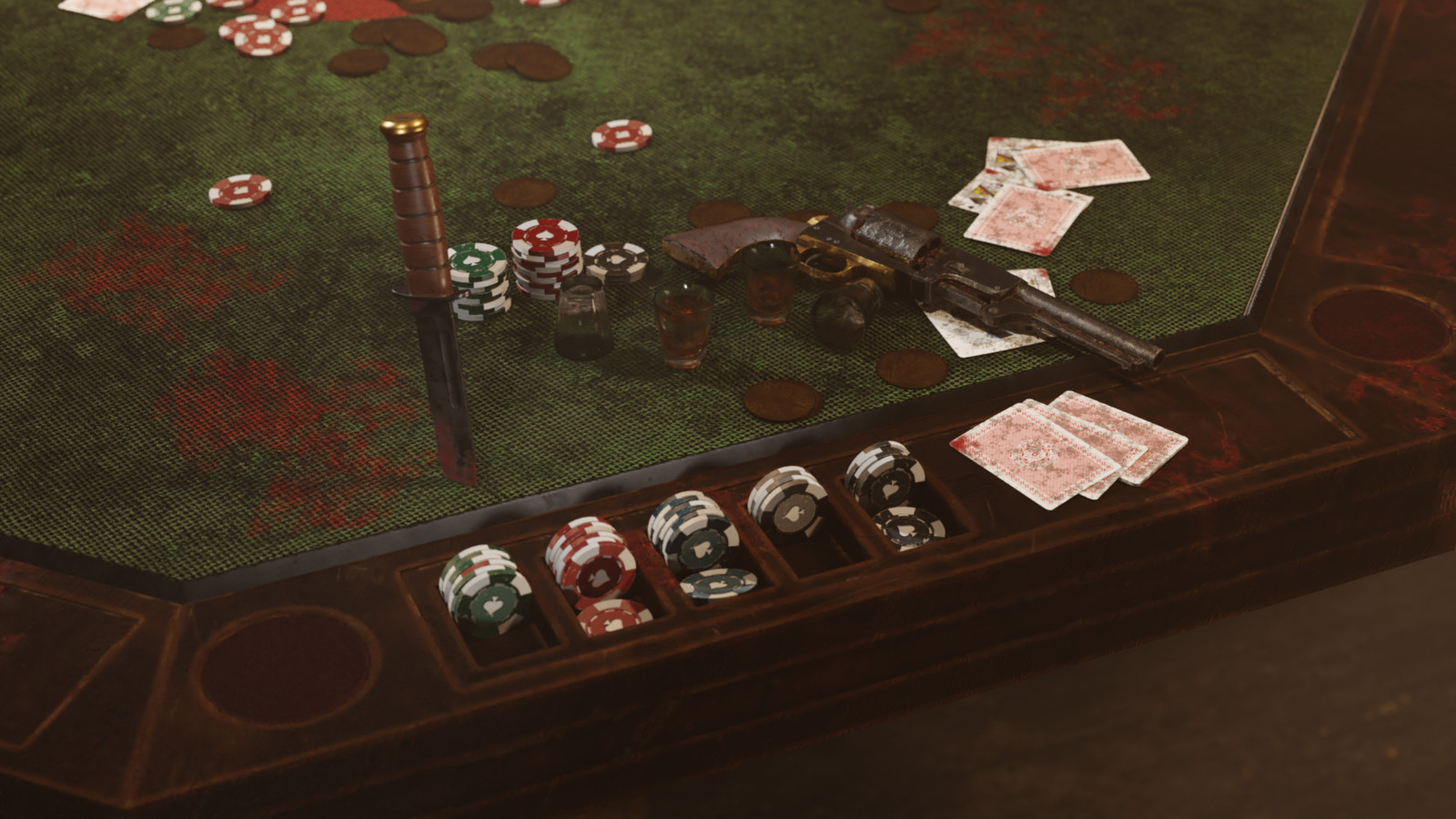 Sean Pickersgill - 5 Aces on the table...