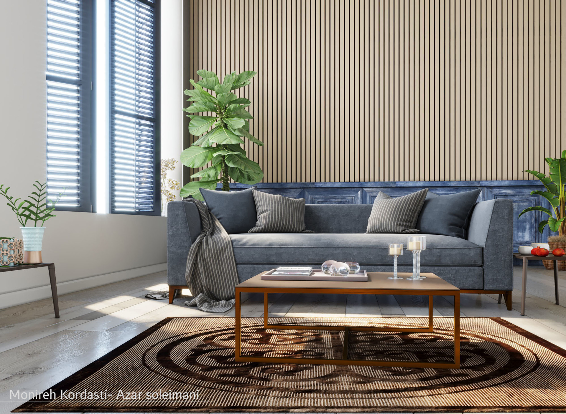 ArtStation - Dark blue House