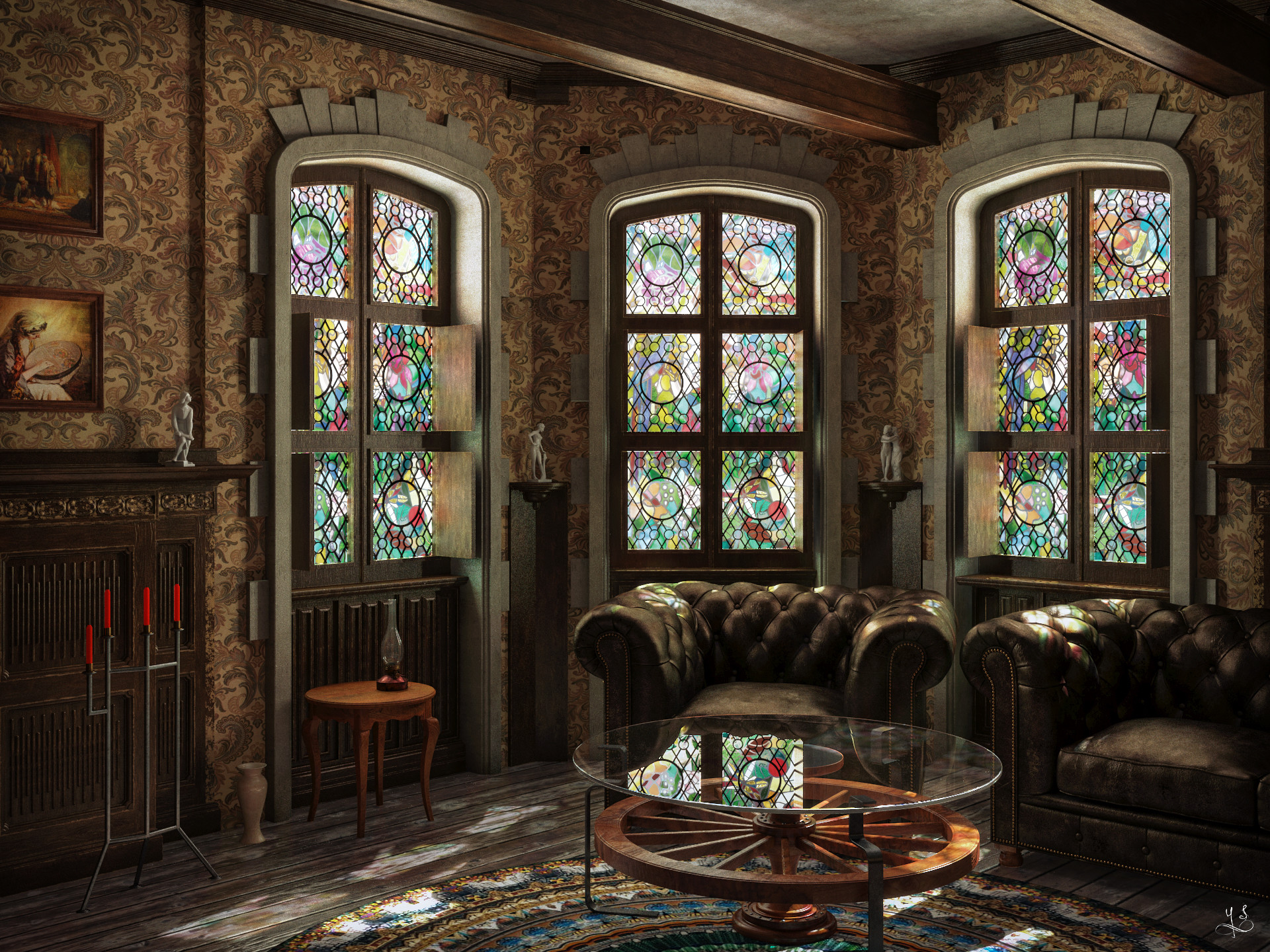 ArtStation - Ochie - Antique Interior